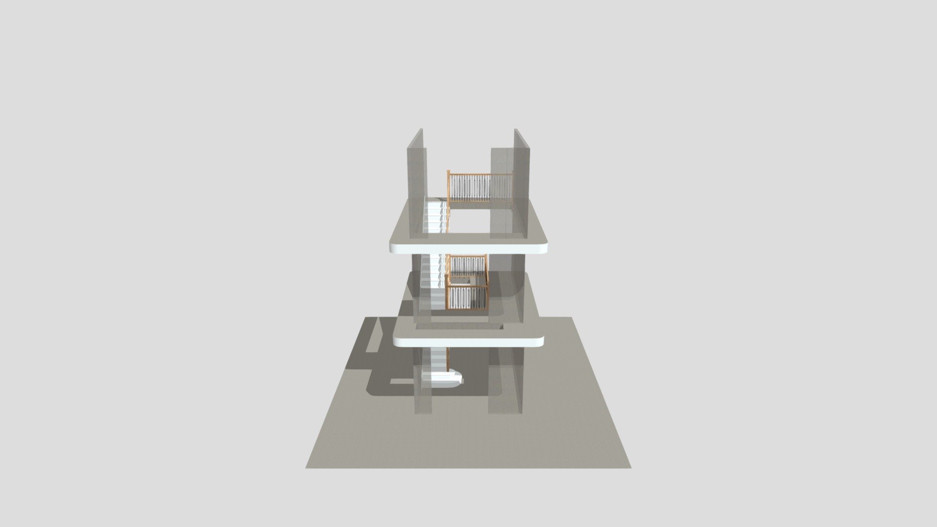 David_Hunter_RAINFORD_Continuous_Handrail - Download Free 3D model by ...