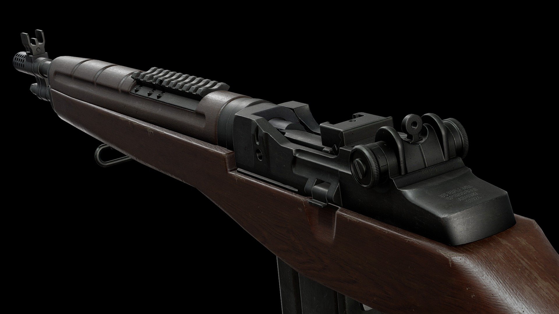 M1A Rifle - 3D model by SeveN (@SeveN-Models) [6344328] - Sketchfab