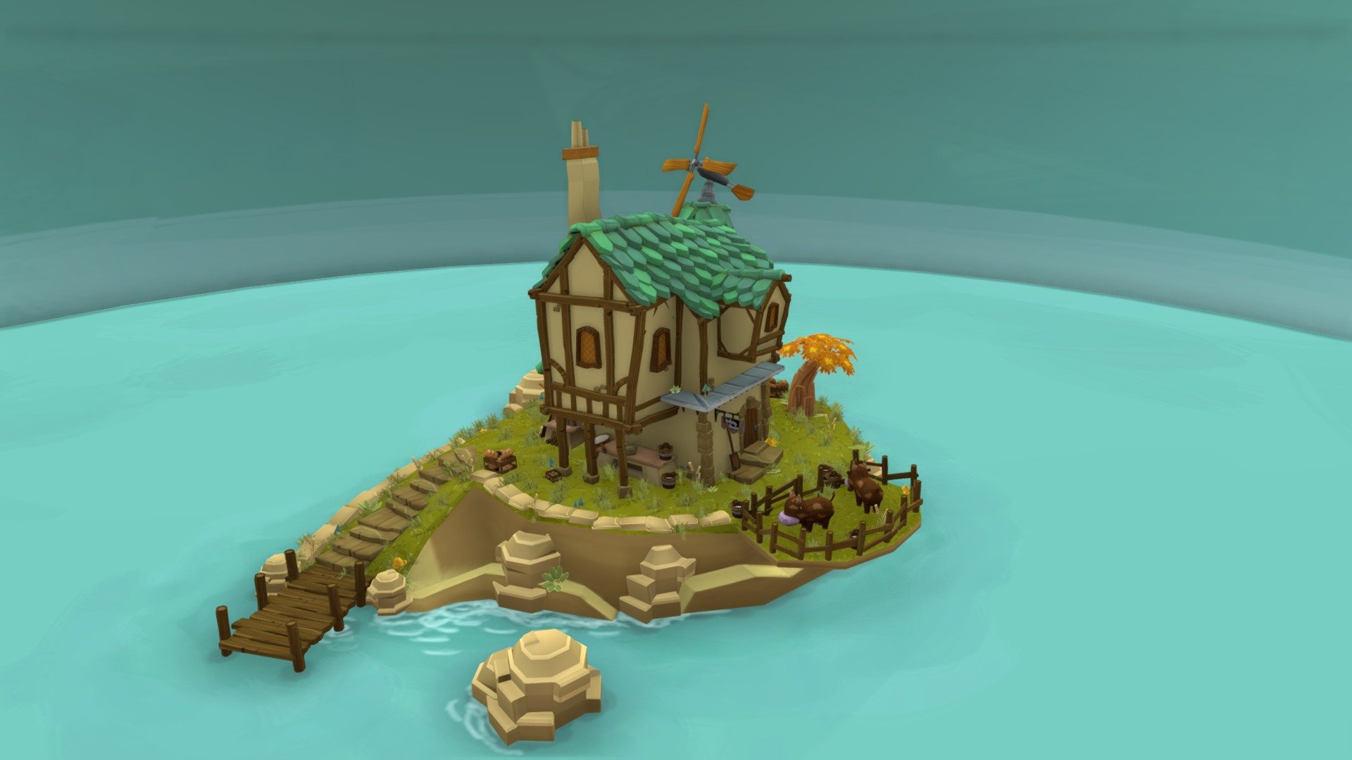 Bakery Game Art - 3D model by lore.coppens [6344653] - Sketchfab
