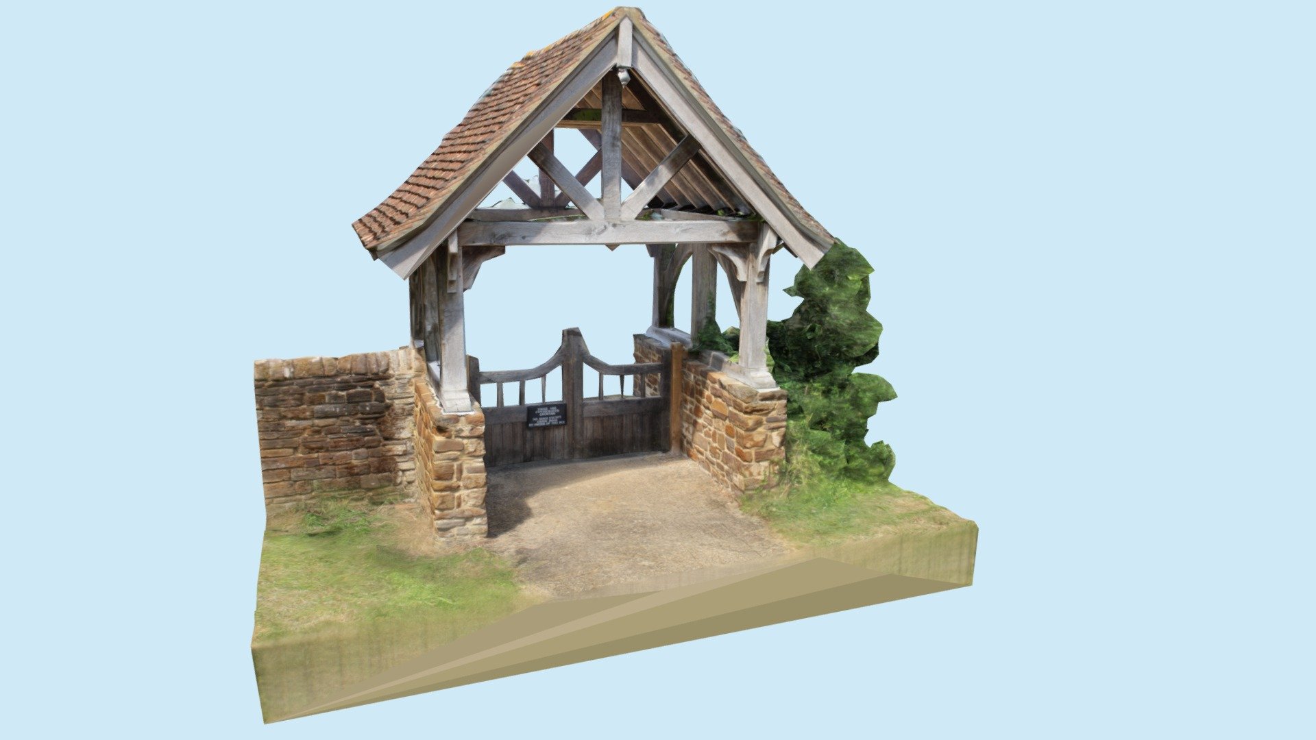 Silsoe Lychgate - Download Free 3D model by Bob Currie ...