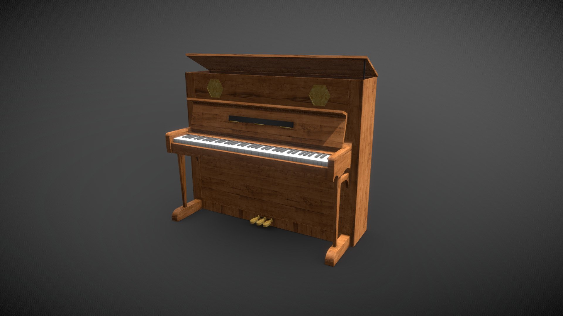 Piano - 3D model by fredou541 [6346633] - Sketchfab