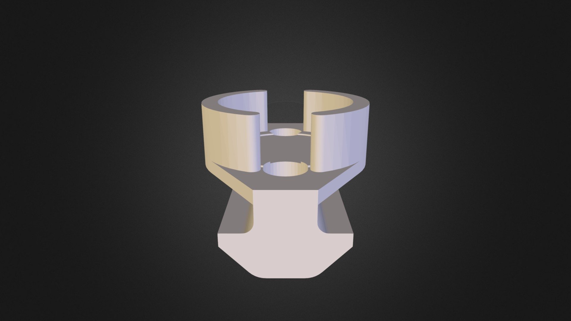 1515 T-Slot Bearing Mount - 3D model by 3dindustries [6346da2] - Sketchfab