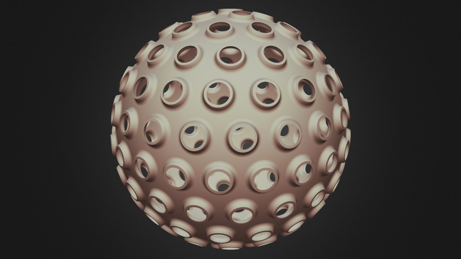 Wireframe Shape Geometric Spikes Ball - Buy Royalty Free 3D model by MR ...