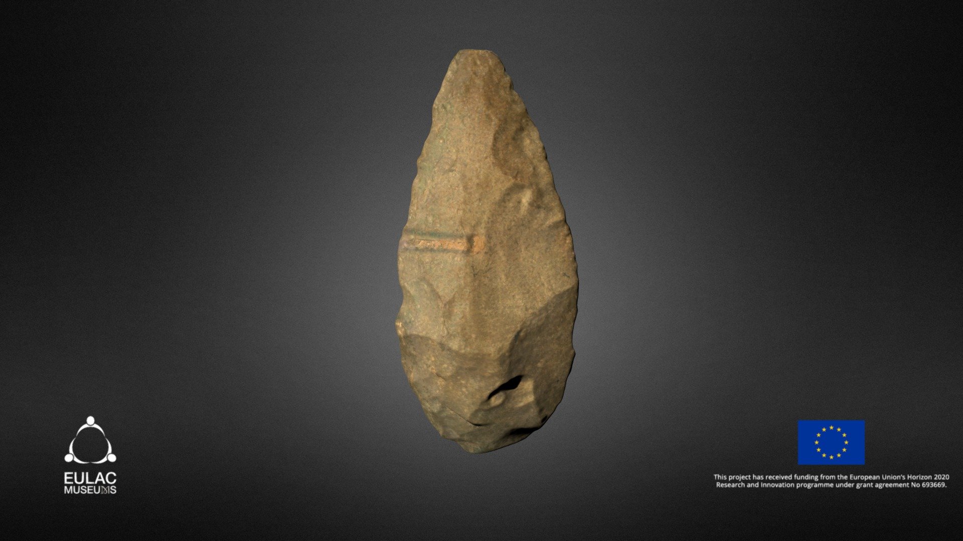 Hand Axe - 3D model by EU-LAC-3D [6347797] - Sketchfab