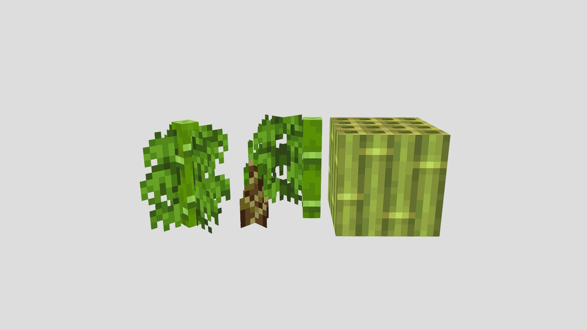 [Minecraft] Bamboo - Download Free 3D model by BasicModel [6349404] - Sketchfab