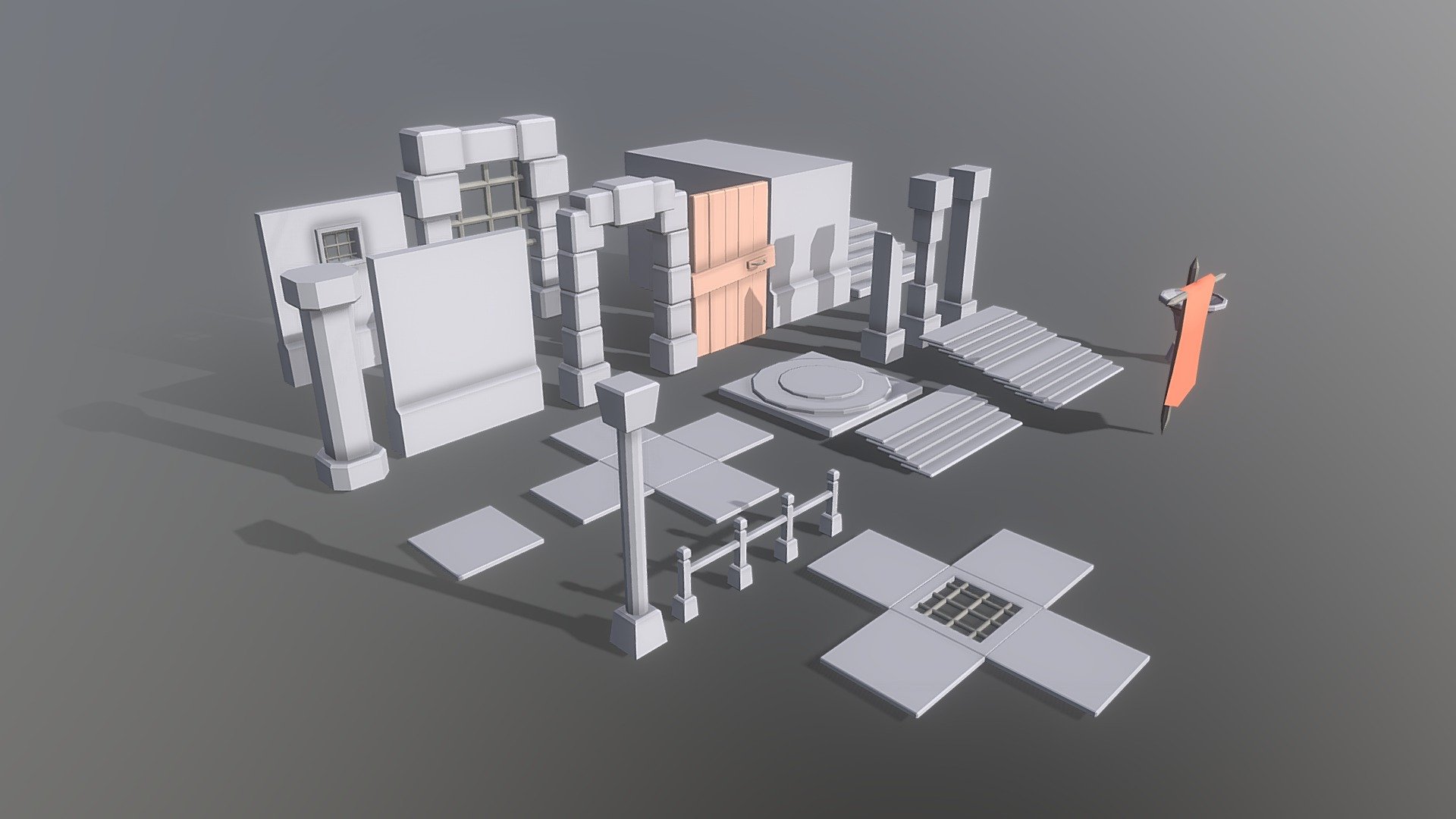 Fantasy Environment Assets Low Poly - Buy Royalty Free 3D model by ...