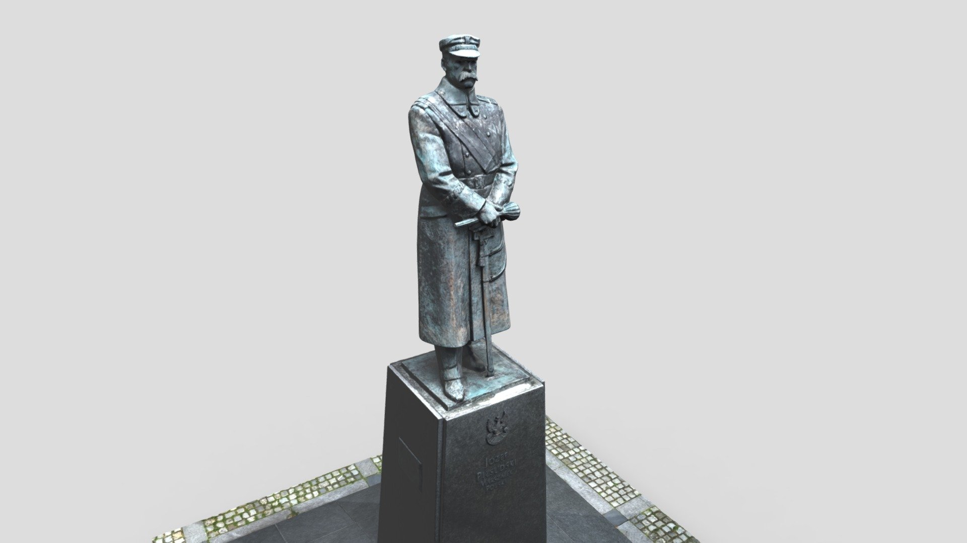 Józef Piłsudski monument, Gliwice - 3D model by poiformat [634b1c0 ...