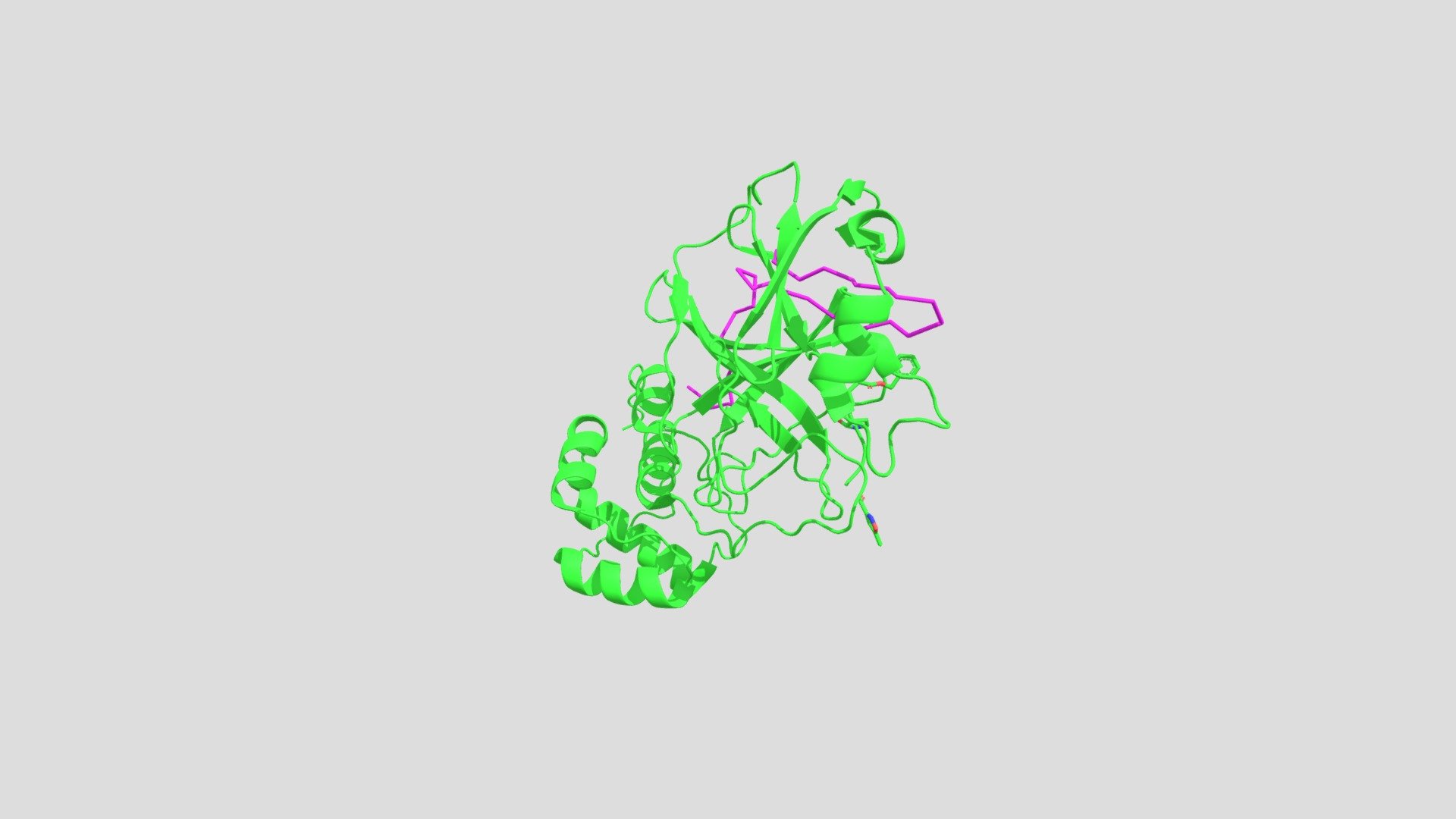 pymol protein example - 3D model by chrismatthews [634b348] - Sketchfab