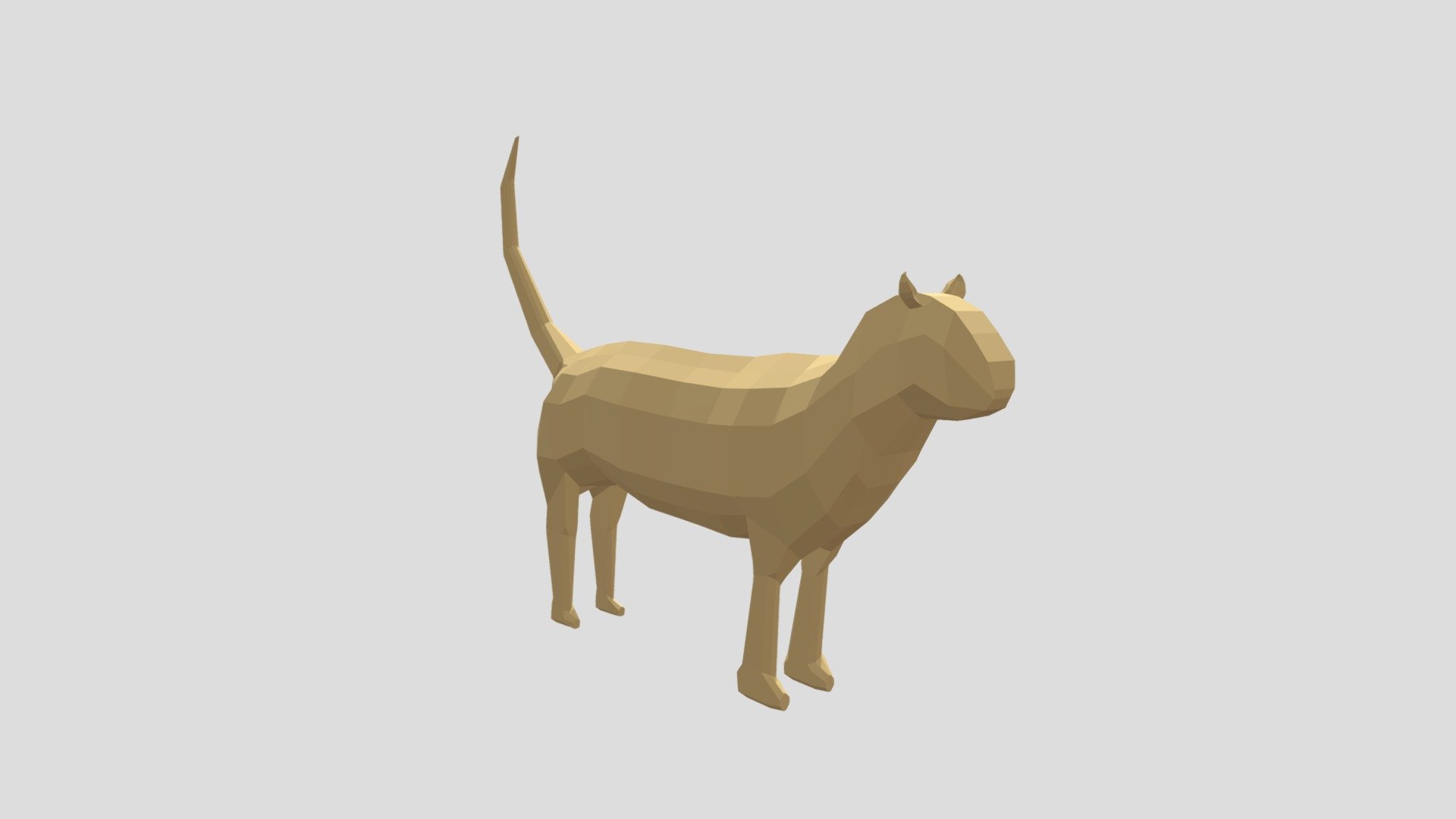 Low Poly Cat (Free Download) - Download Free 3D model by ouz209 ...