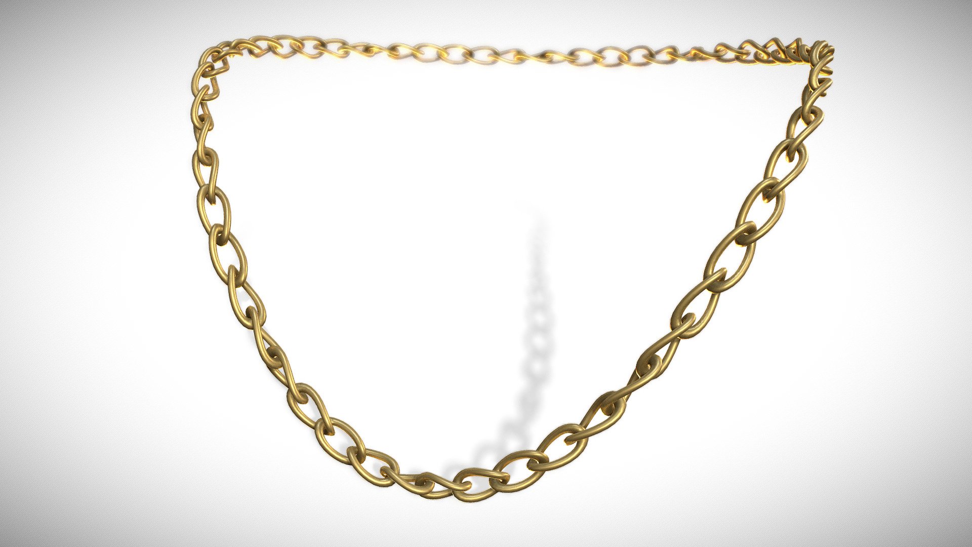 Gold Neck twisted Chain - Buy Royalty Free 3D model by Lucid Dreams ...