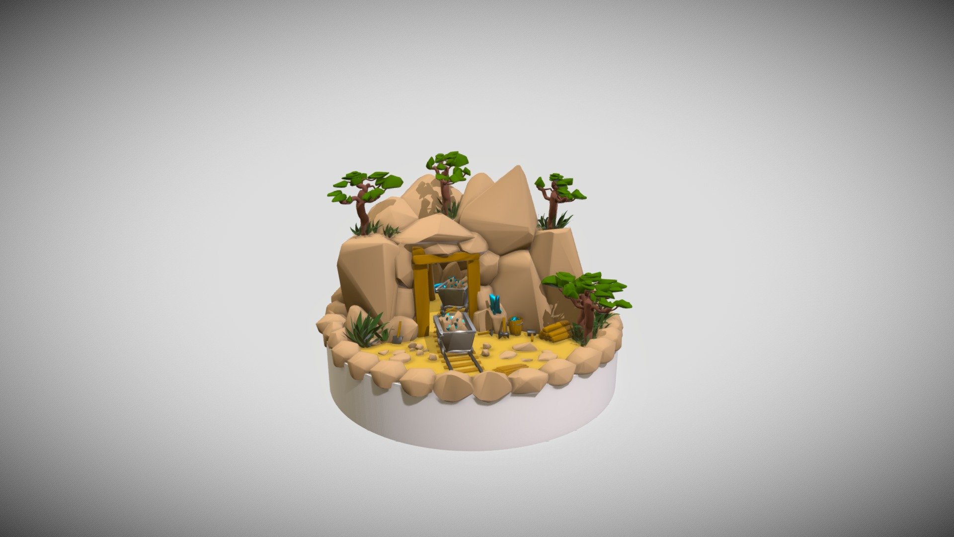 Concept Toon Mine - Download Free 3D model by Kusabi [634e9a7] - Sketchfab