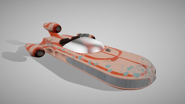 Landspeeder 3D models - Sketchfab
