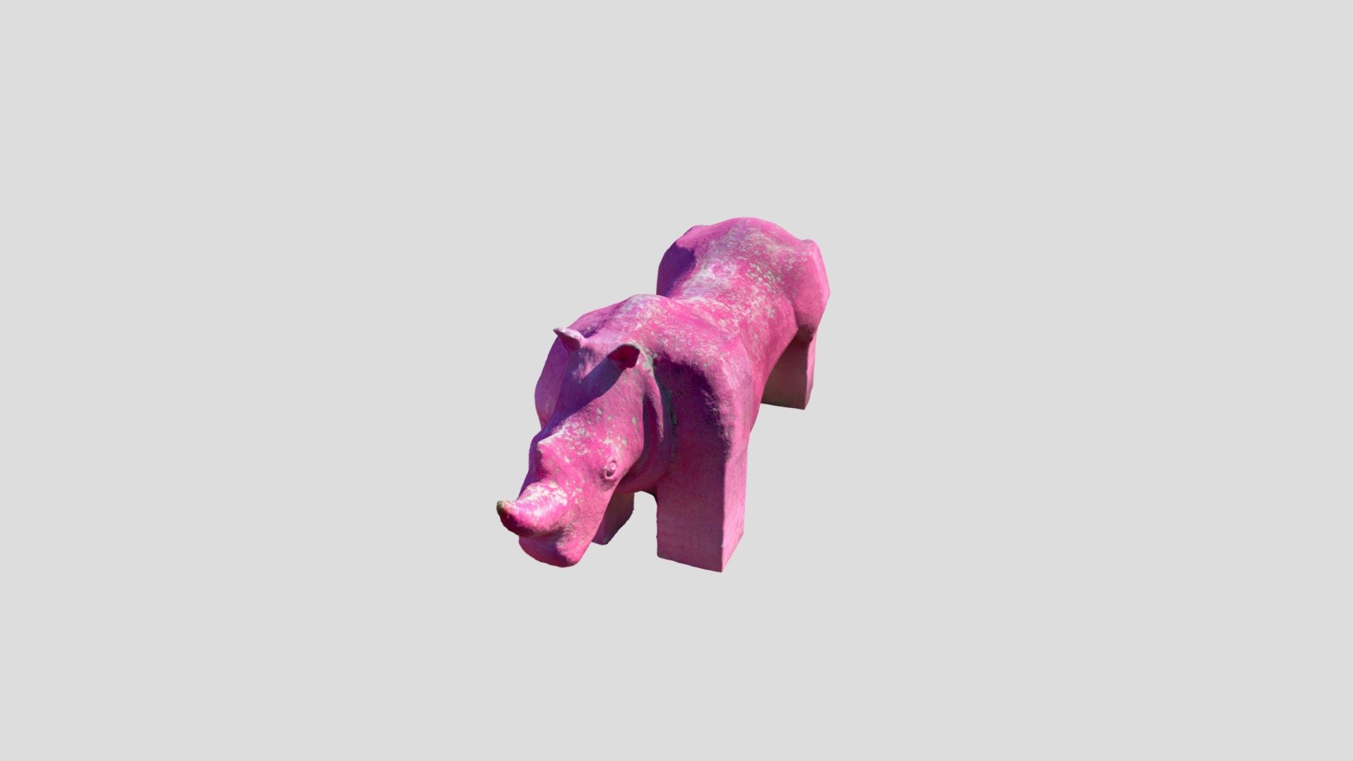 Pink Rhino - Buy Royalty Free 3D model by Daniel.Pikl [634fca8 ...