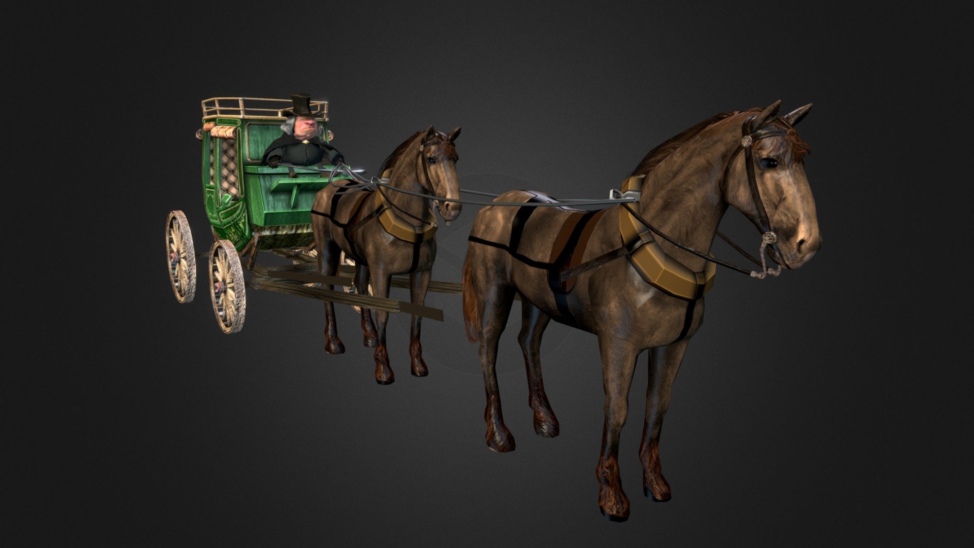 Spooky Hoofs - Coach - 3D model by vrcoaster [63503c9] - Sketchfab