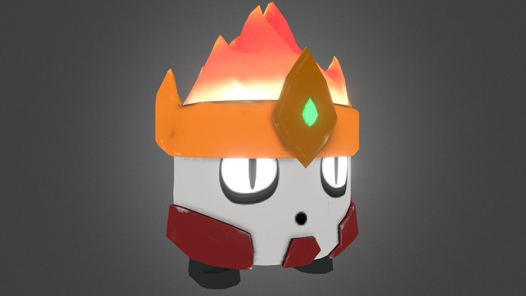 Fire Buddy Character - 3D model by Jonathan Affleck (@affleckjt ...