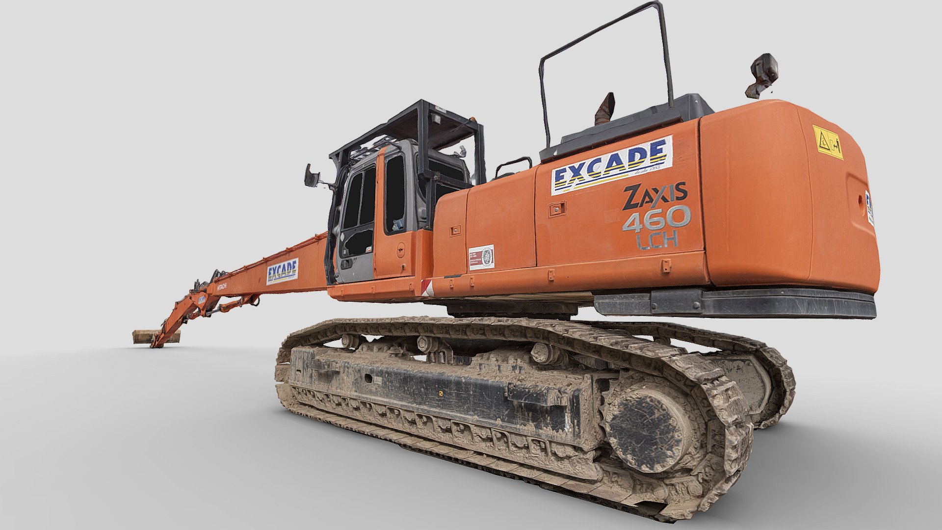 Excavator HITACHI ZX 460 LCH Series - 3D model by Raiz (@RaizVR ...
