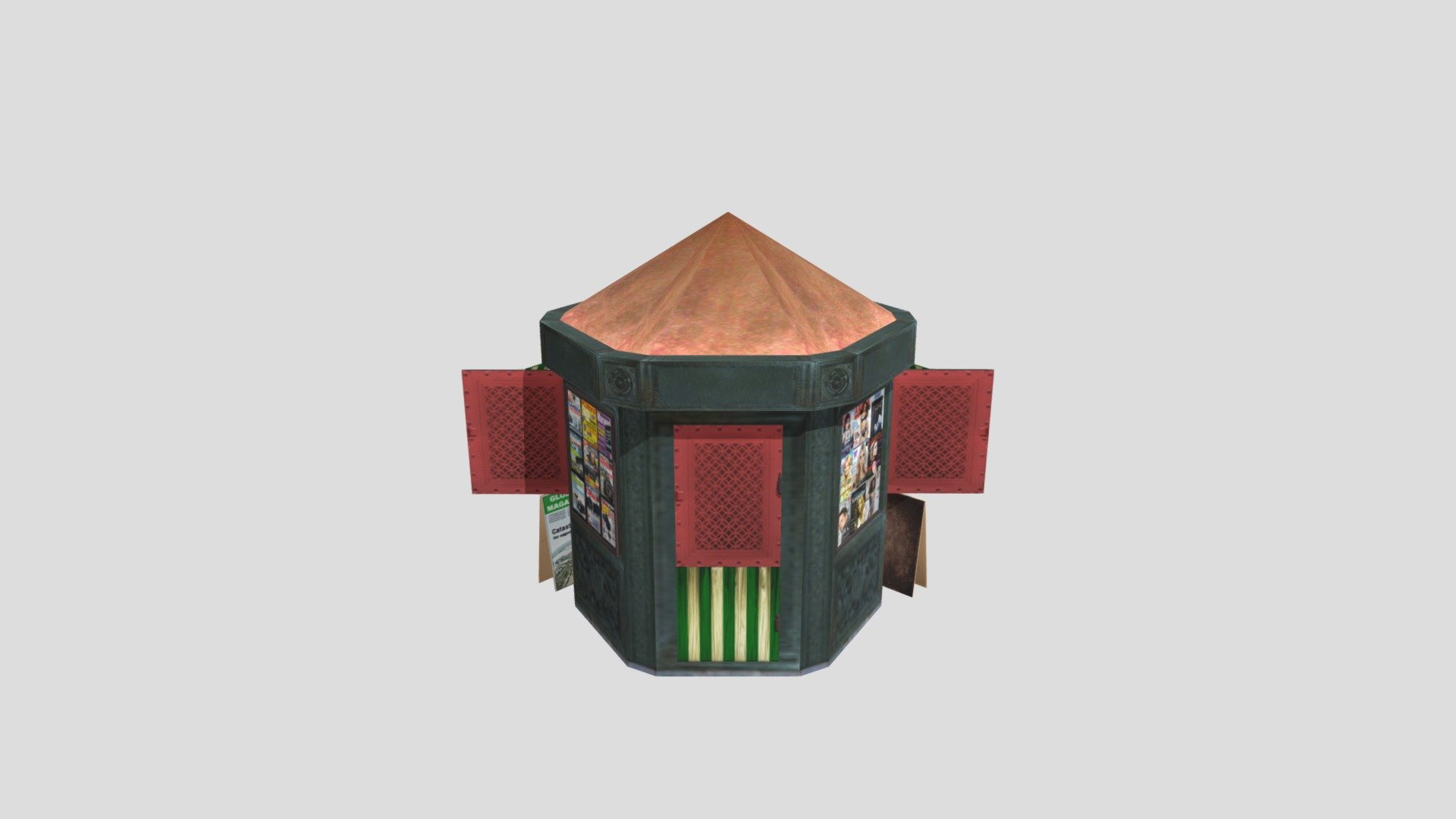 3d Newspaper stand - Download Free 3D model by dfdsfg (@waa.) [6351de8 ...