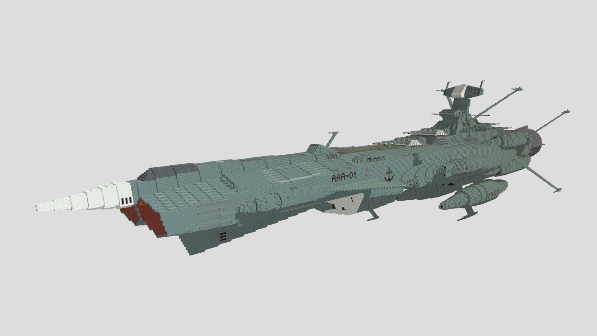 Andromeda AAA-01 | Star Blazer - 3D model by BikMCTH [63521bd] - Sketchfab