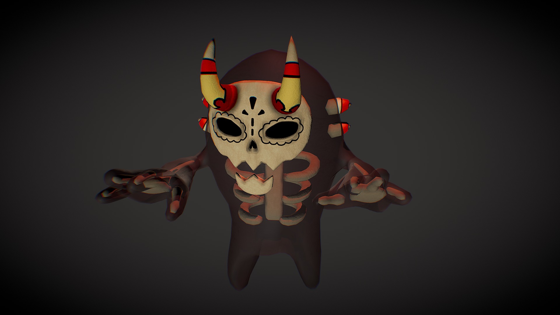 Skull Monster - 3D model by Luan (@luanche) [6352e67] - Sketchfab