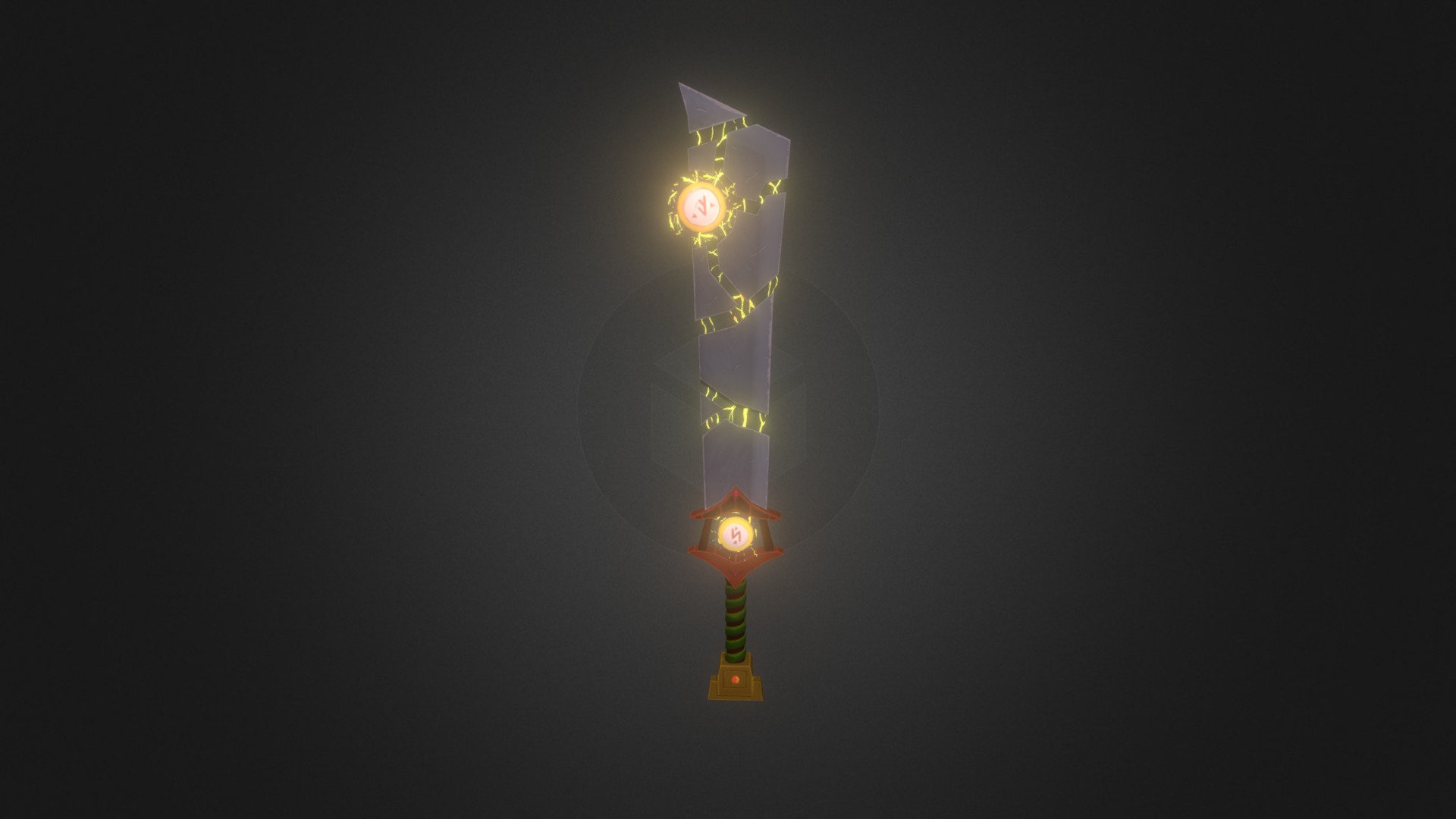 Magic lightning sword - Download Free 3D model by Dark waters will come ...