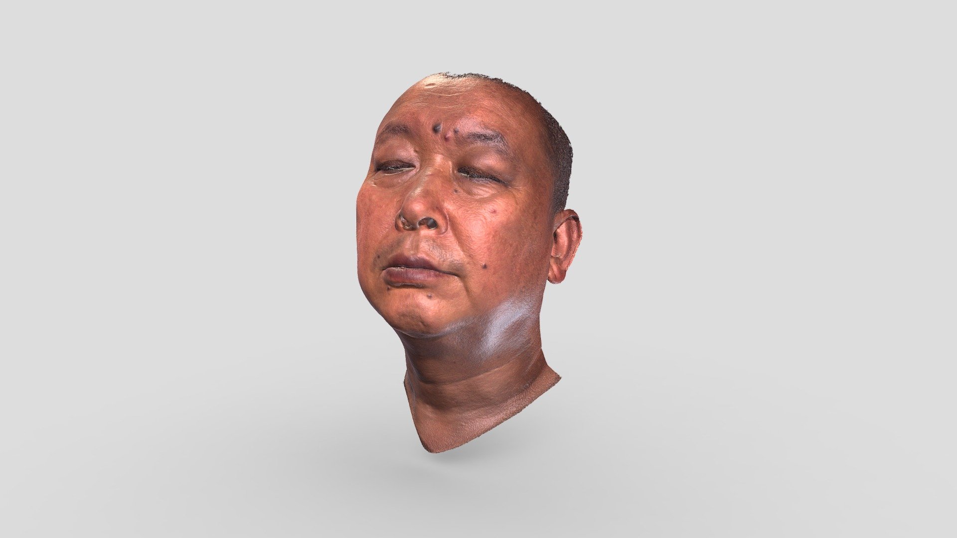 face raw Mesh - Download Free 3D model by Diana Liu (@Diana123456 ...