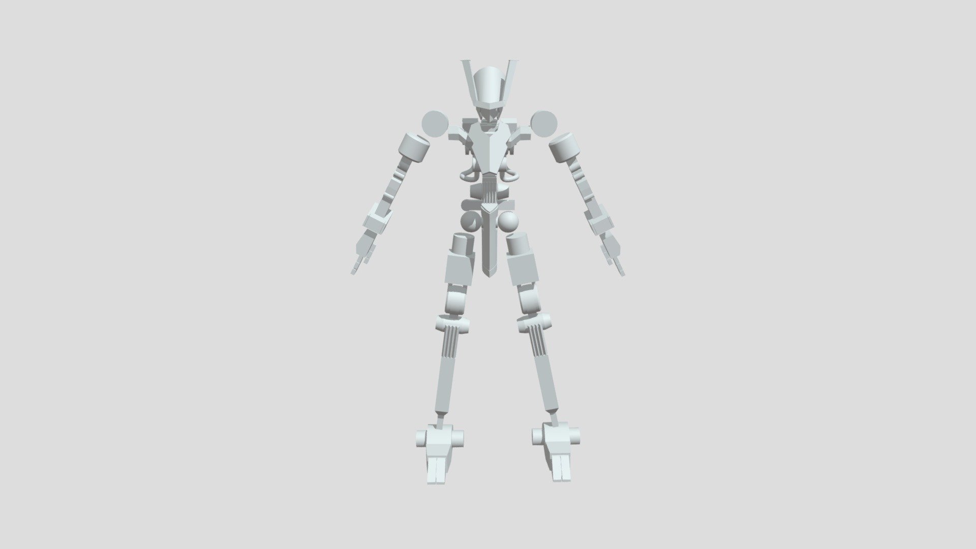 NOBUSHI (Grimgerde Custom Gundam) WIP2 - 3D model by JaxxAbyss [635656b ...