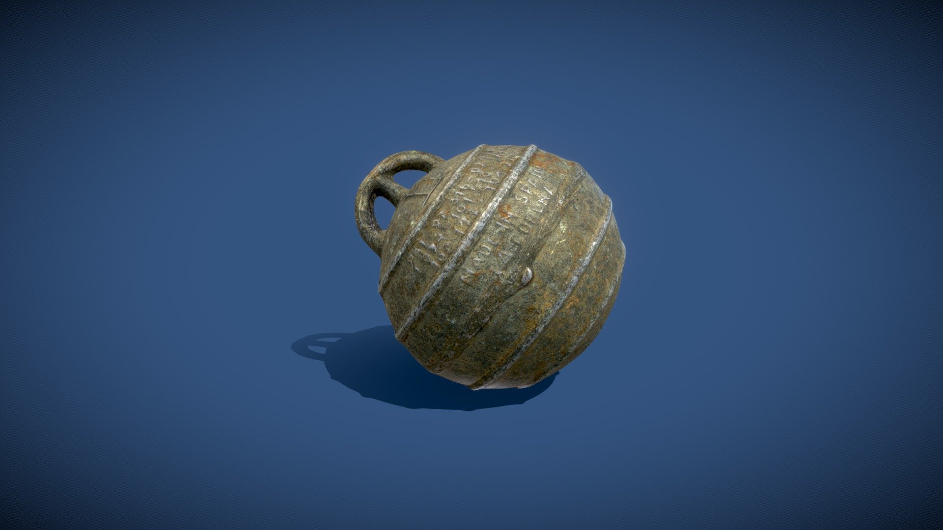 Metal fishing float - 3D model by jenKillick [63566e9] - Sketchfab