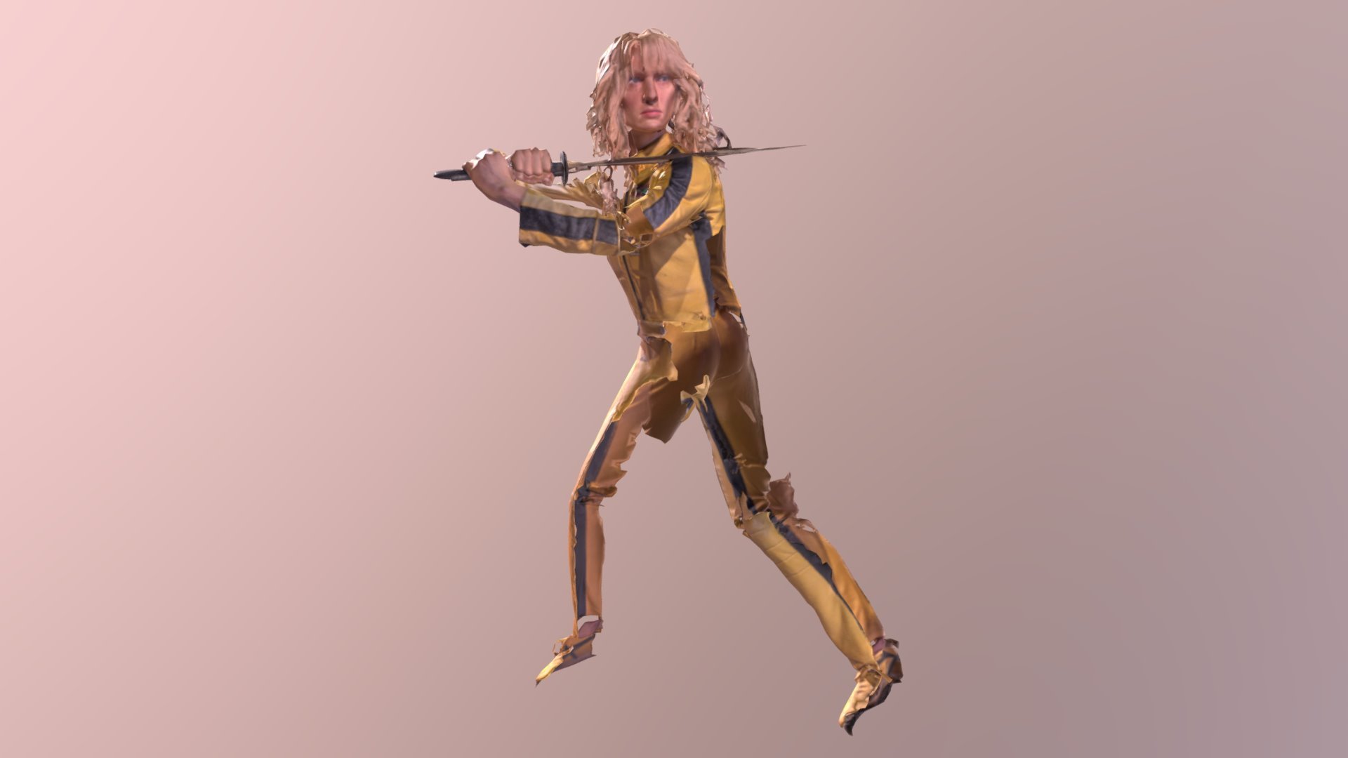 Uma Thurman (Kill Bill) - Download Free 3D model by David Wigforss ...