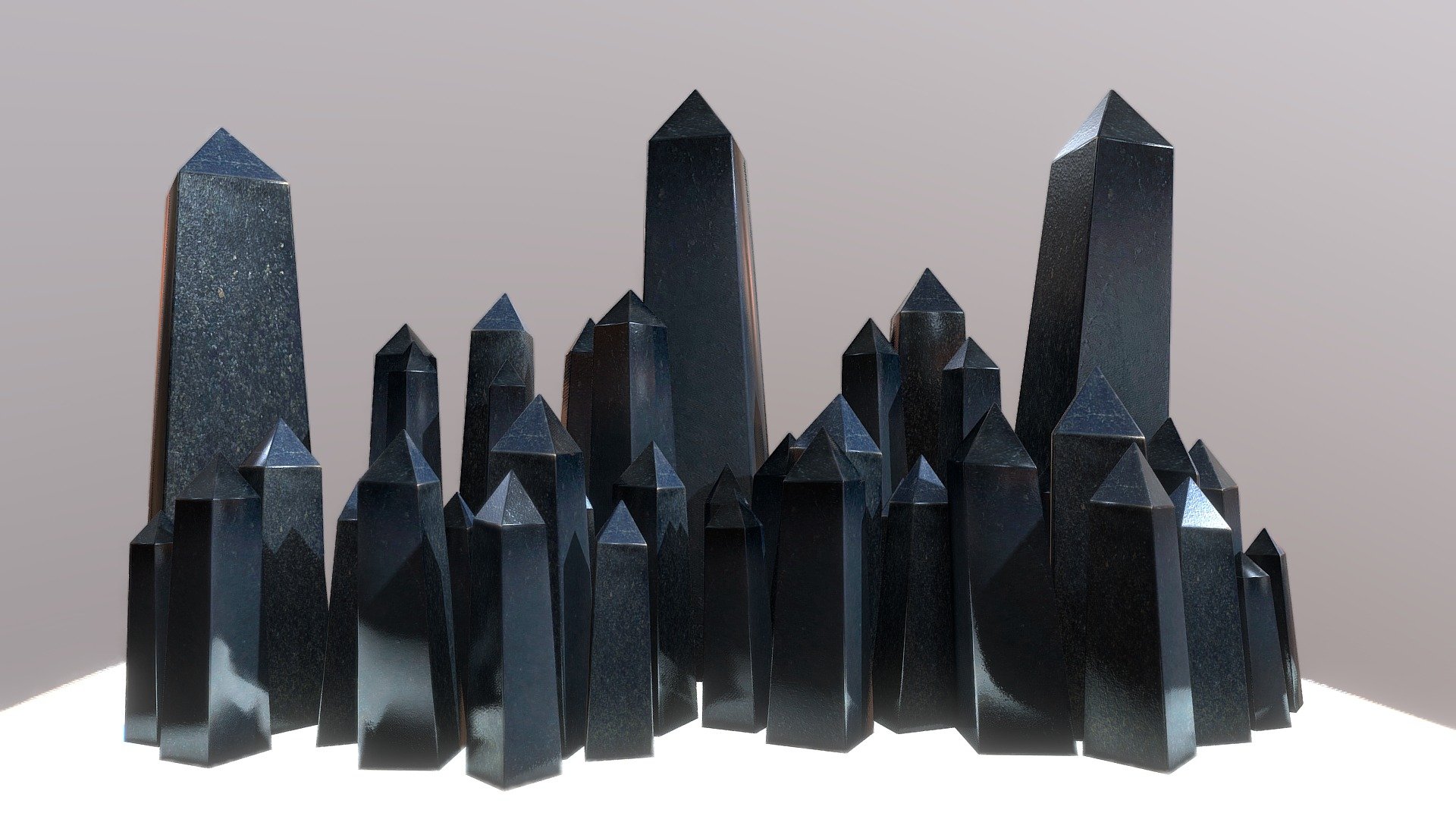 Dark Marble Pillars - Buy Royalty Free 3D model by 3Dee (@mellydeeis ...