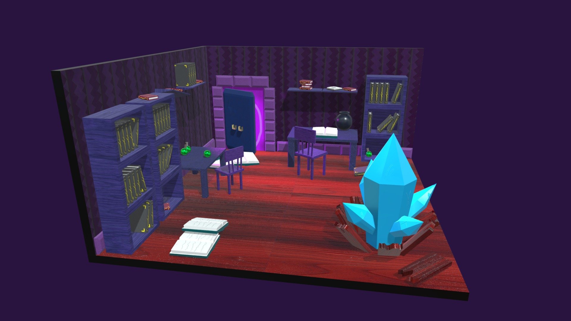 WizardRoom - 3D model by Aurriku [6358fe5] - Sketchfab