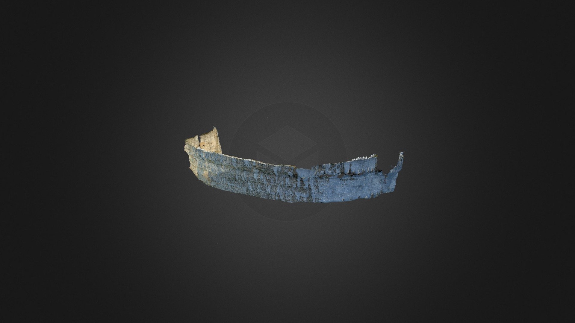 Creux-du-Van Virtual Outcrop (subsampled 0.5m) - 3D model by jefter.caldeira [635aa8e] - Sketchfab