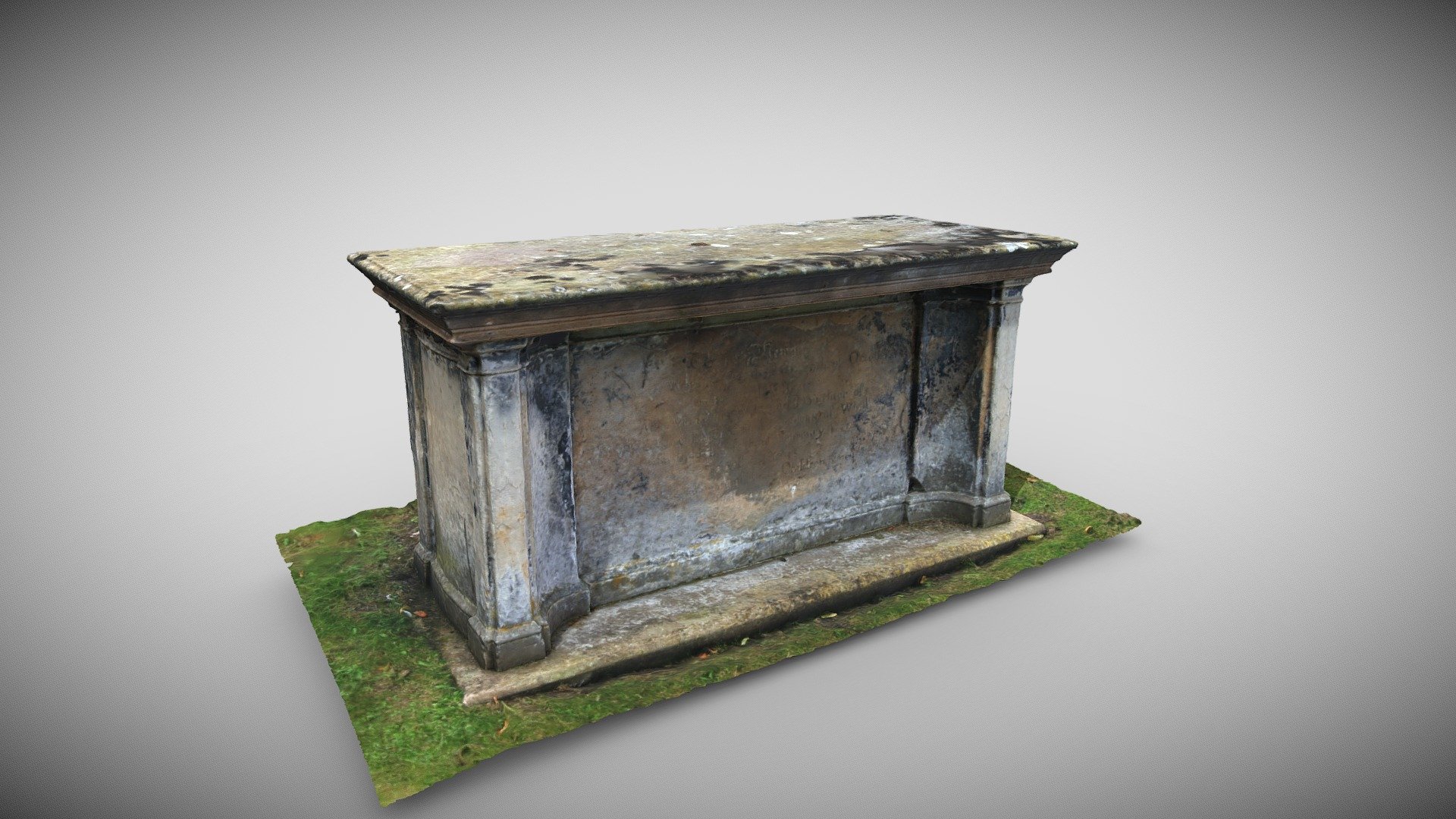 19th Century Chest Tomb, Middleton, Yorkshire - Buy Royalty Free 3D ...
