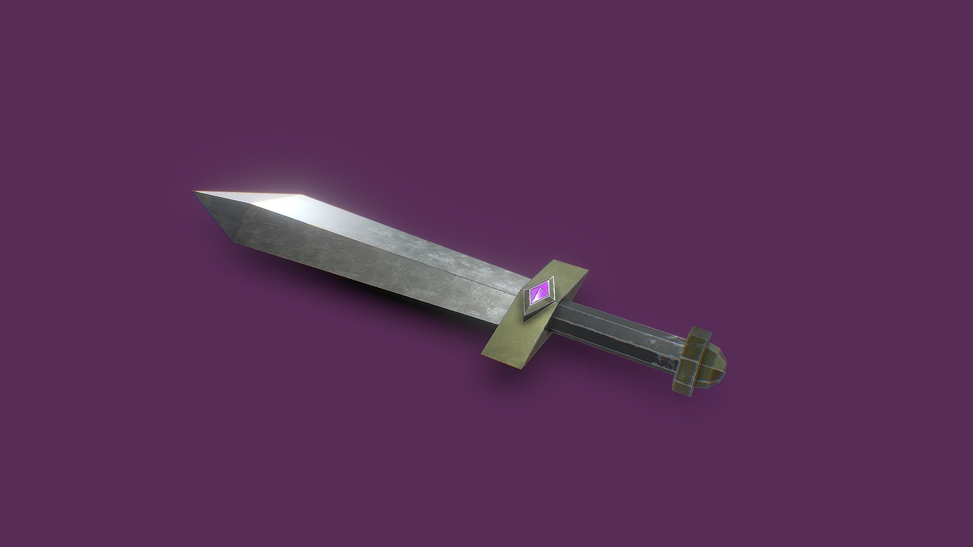Lv1 Noob Sword - Worn - Download Free 3D model by Thomas McDougall ...