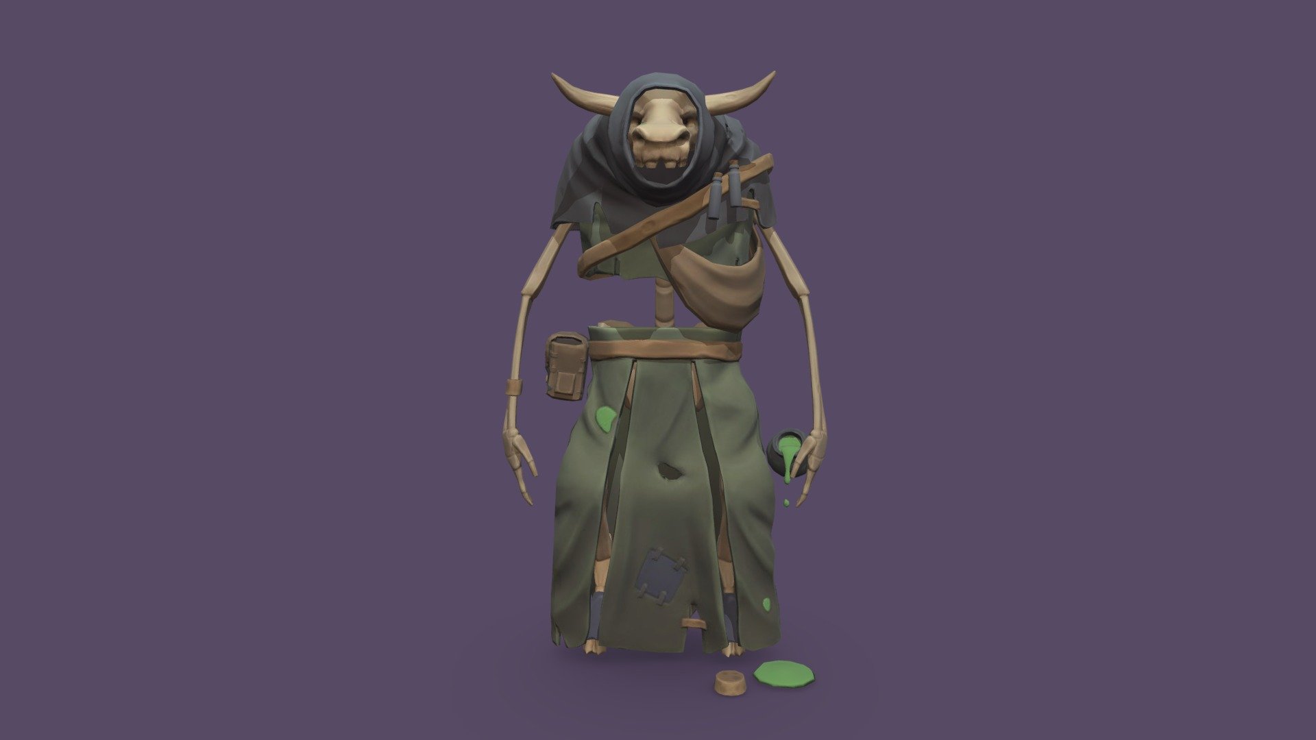 minotaur skeleton sculpt pose - 3D model by lauranicolas [635e0ab ...