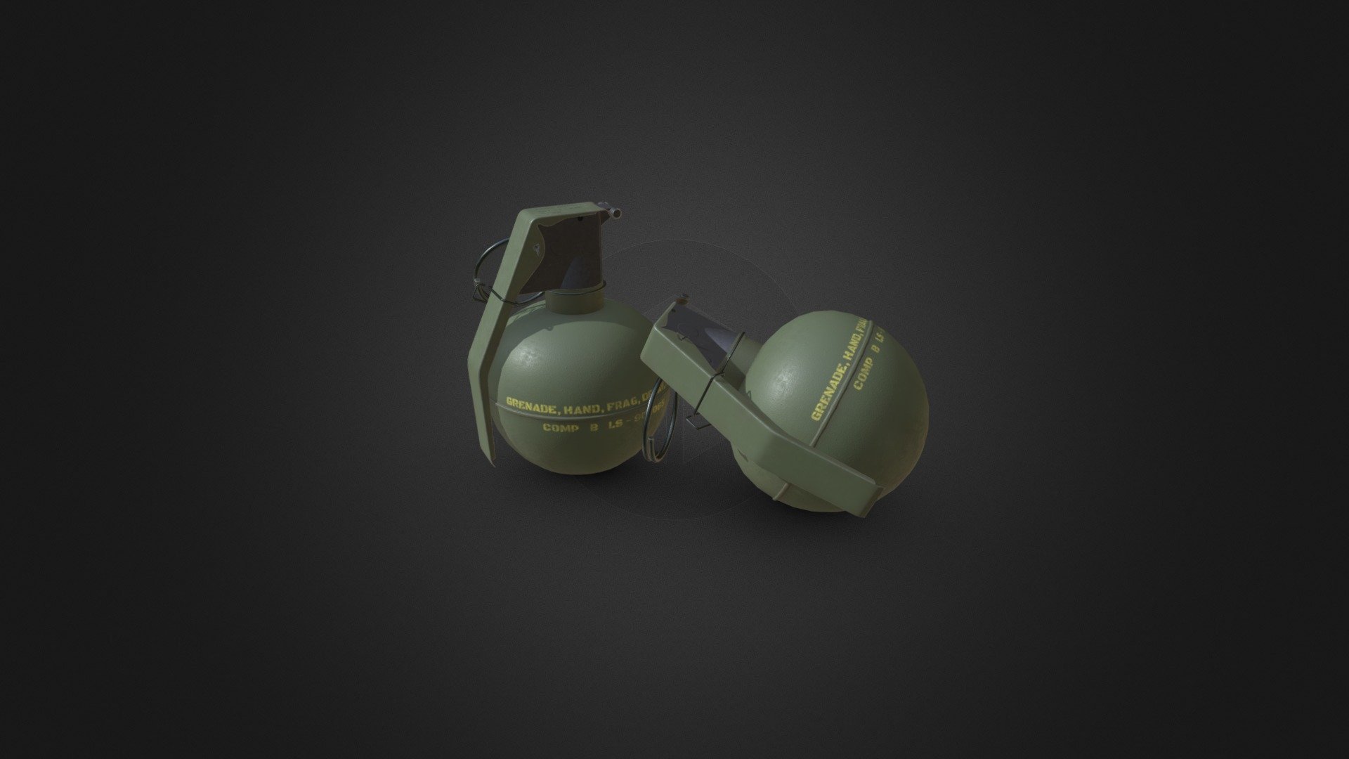 M67 Frag Grenade - 3D model by Harikrishnan R (@47fortyseven) [6362029 ...