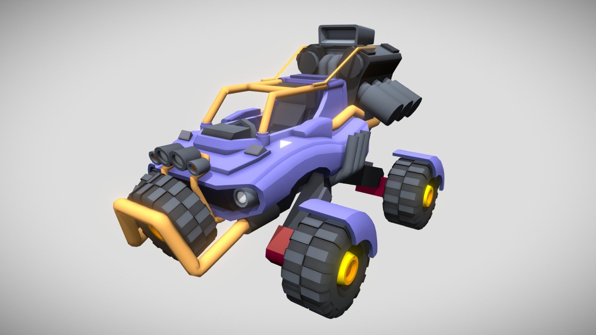 Low Poly Buggy - 3D model by Ilya.Anchouz.Danilov [63637b4] - Sketchfab