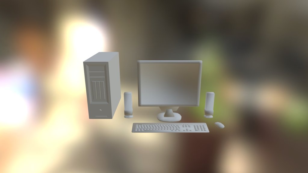Ordinateur - 3D model by marci012ii [6363b11] - Sketchfab