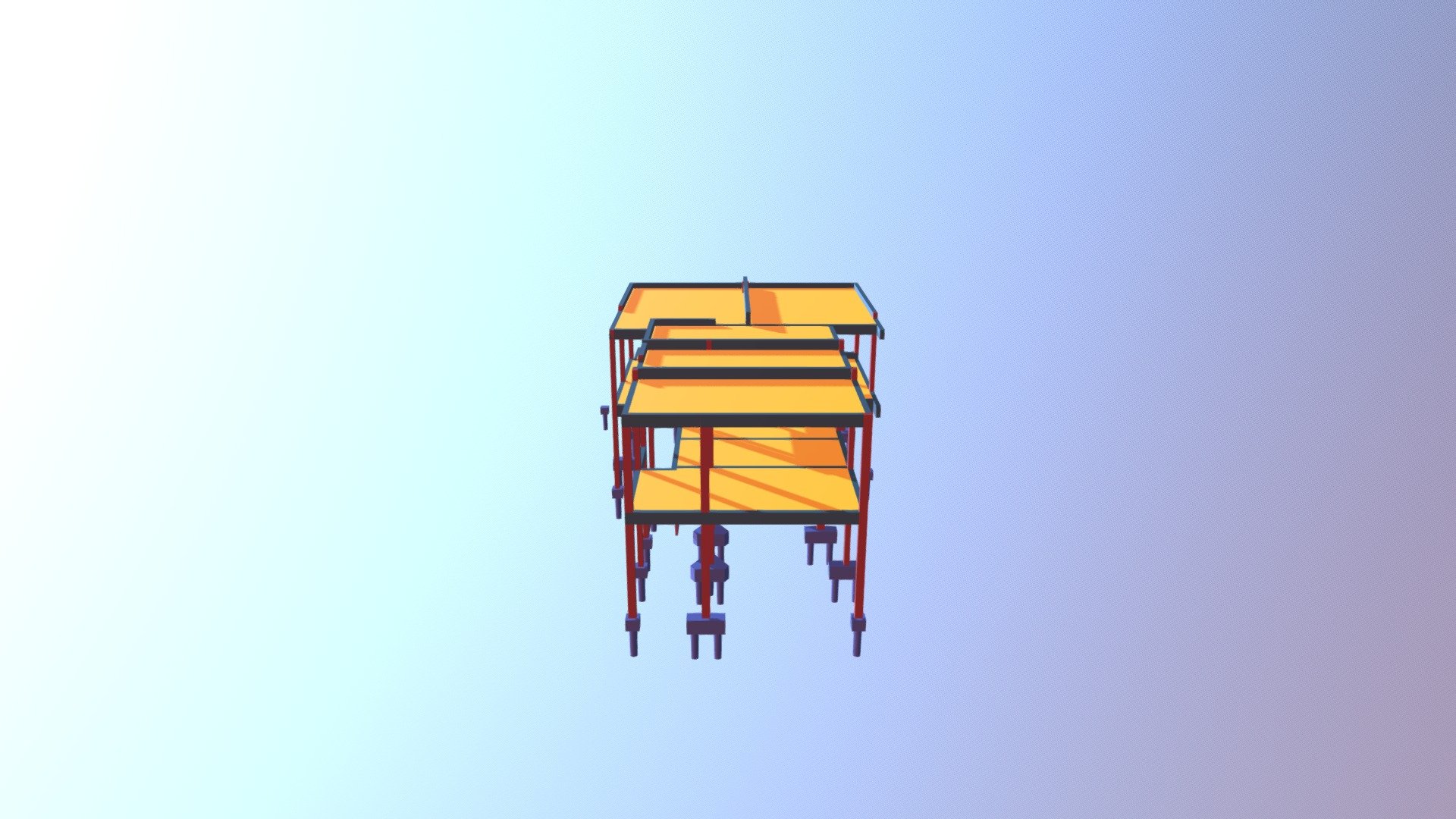 Residência Luis Fernando Cintra - Rifaina - 3D model by Daniel Freitas ...