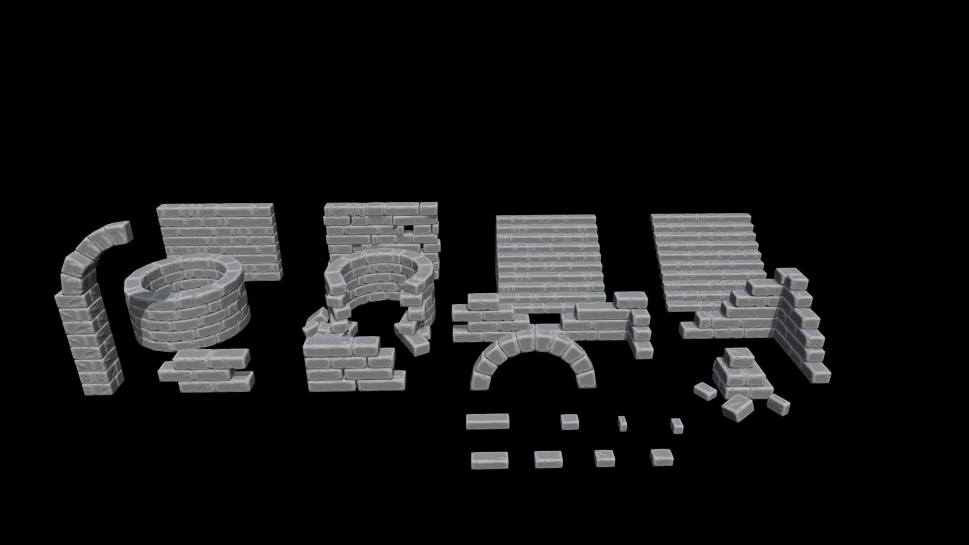 Simple Stone Pack - 3D model by MrM0lten [6364c7b] - Sketchfab