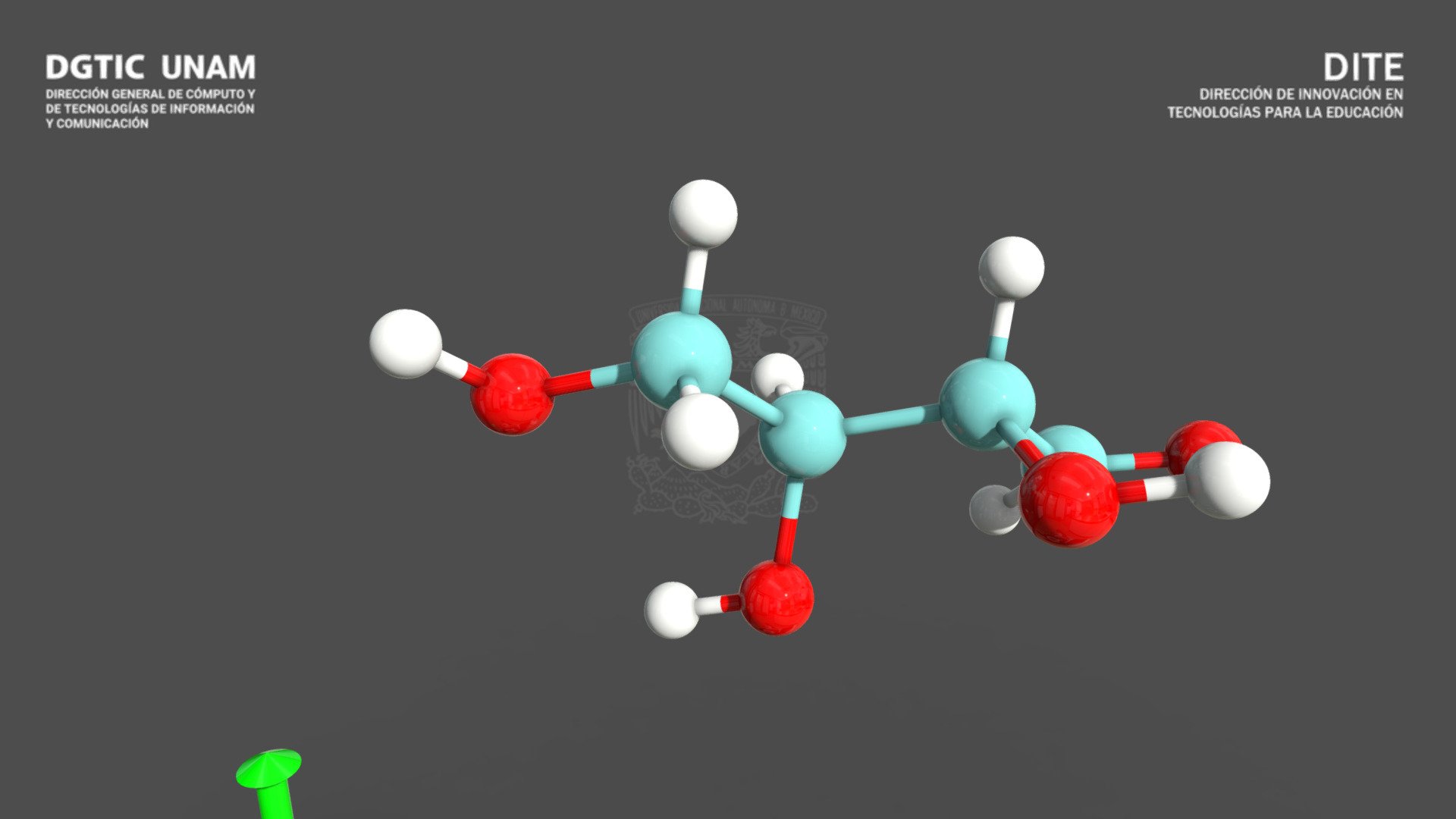 Eve3D Monosacárido Aldotretrosa D Eritrosa - 3D model by UNAM | DGTIC | DITE | DRDE (@DRDE_UNAM ...