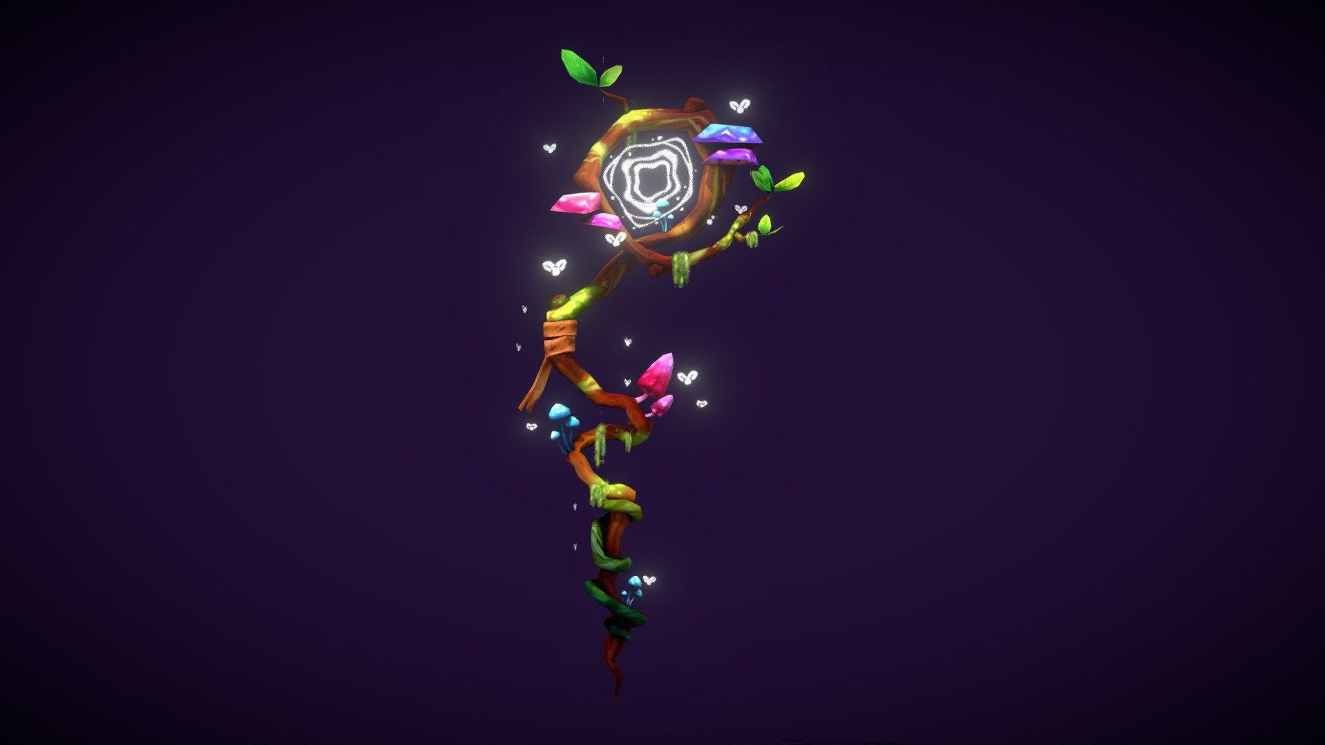 Staff of the Archmage Sh'Ruum - 3D model by juliette_chatenier [6364fab ...