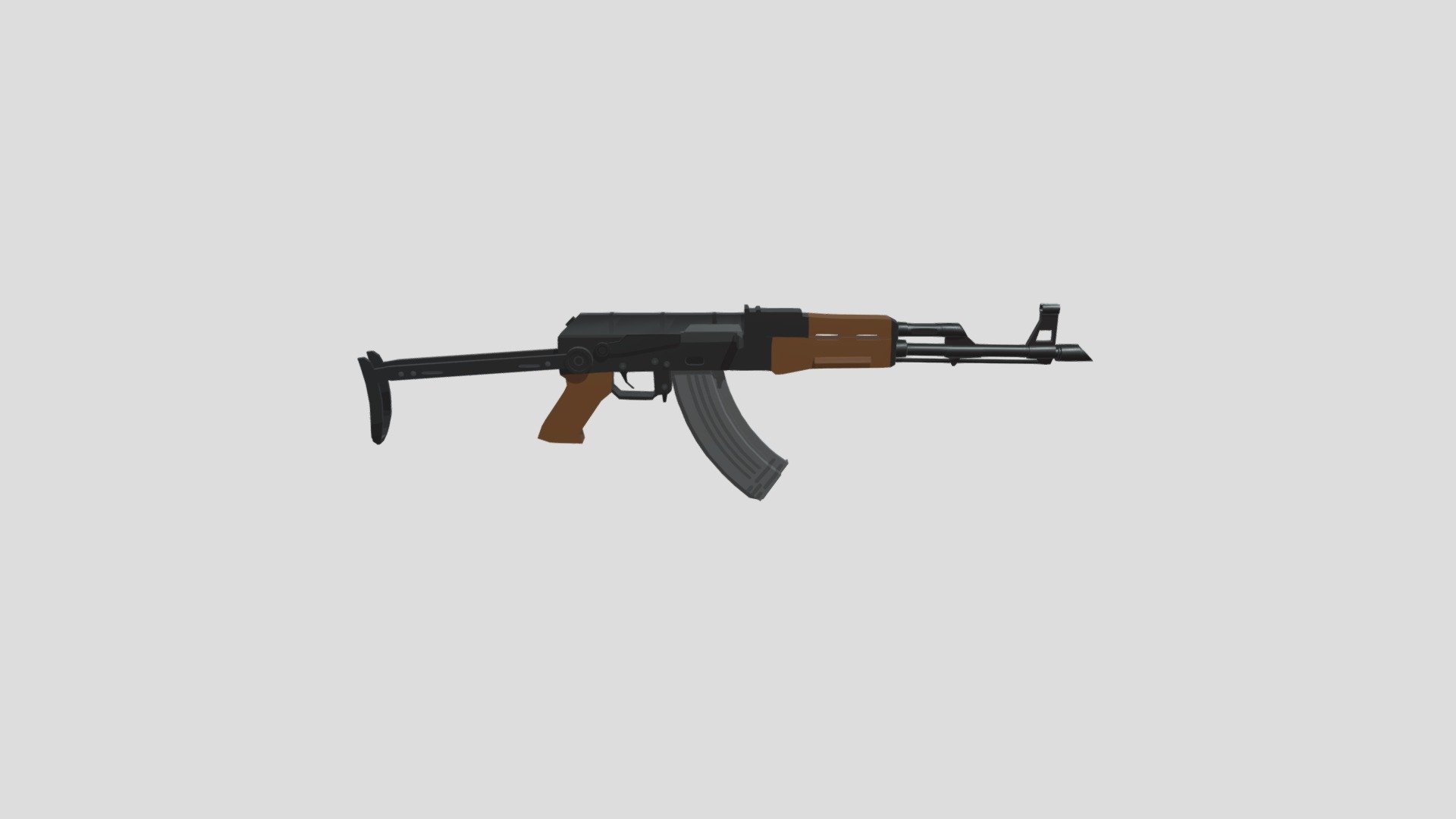 AKMS LOW POLY - Download Free 3D model by Jonathan Sinaga ...