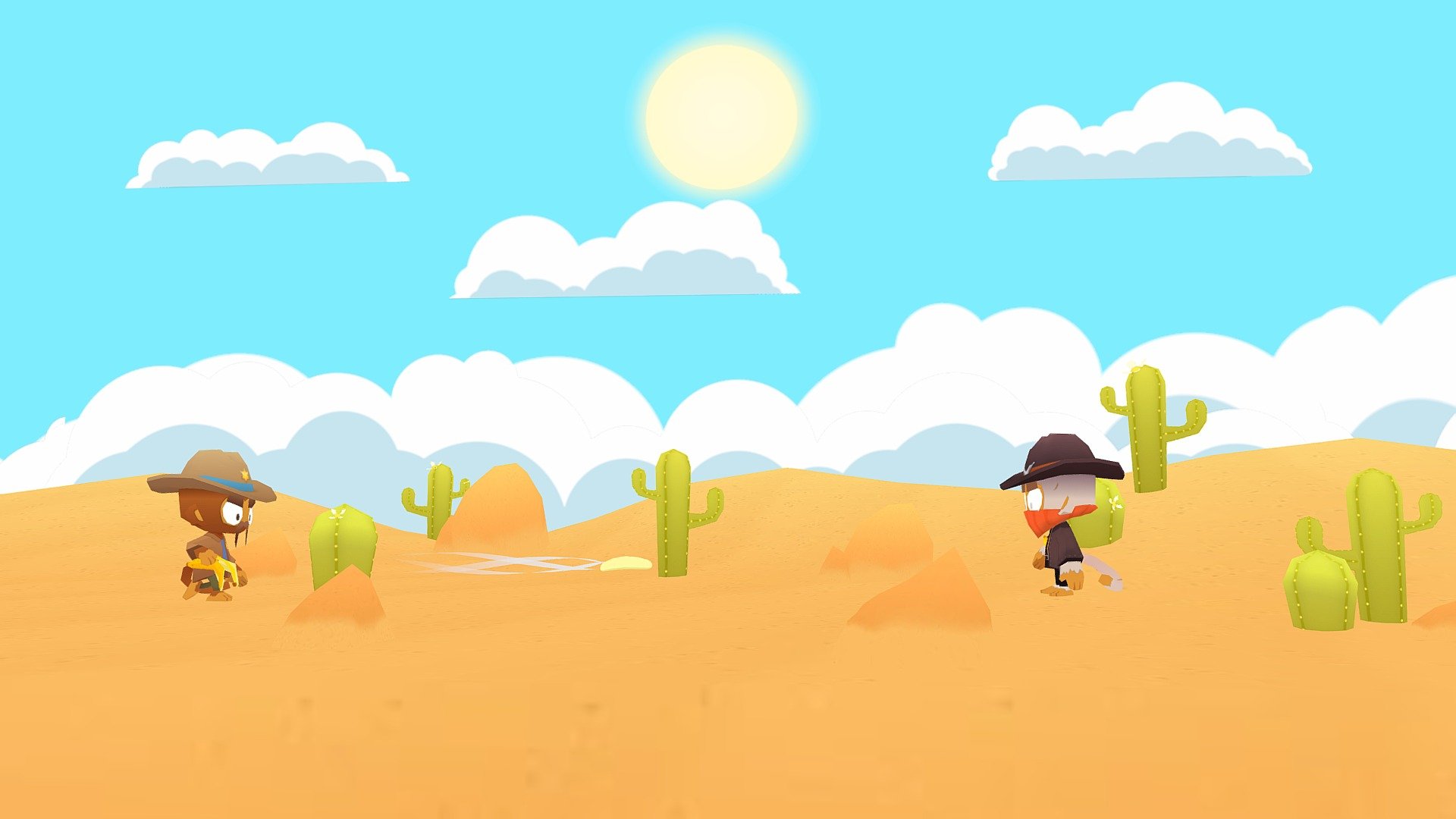 Western Showdown Diorama - BTD Fan Concept - 3D model by Obeonix ...