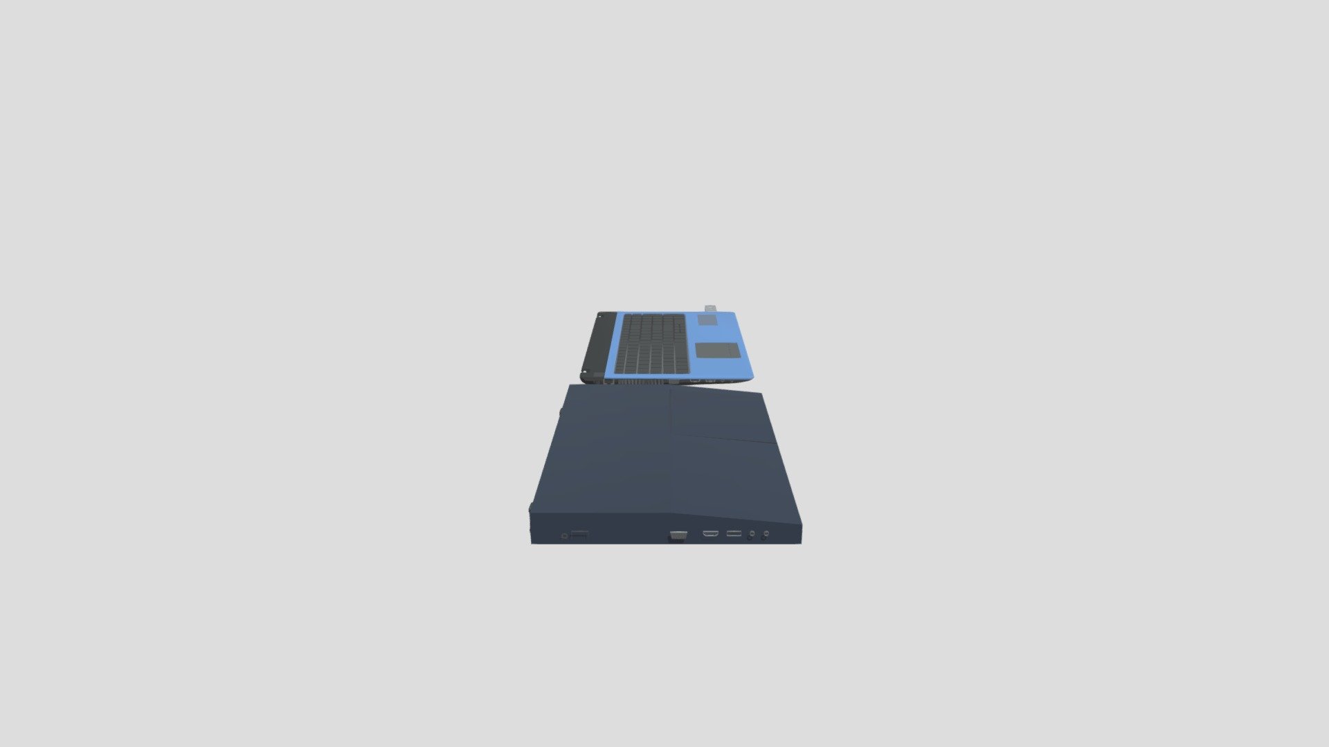 Broken screen Laptop Into DIY console - Download Free 3D model by ...