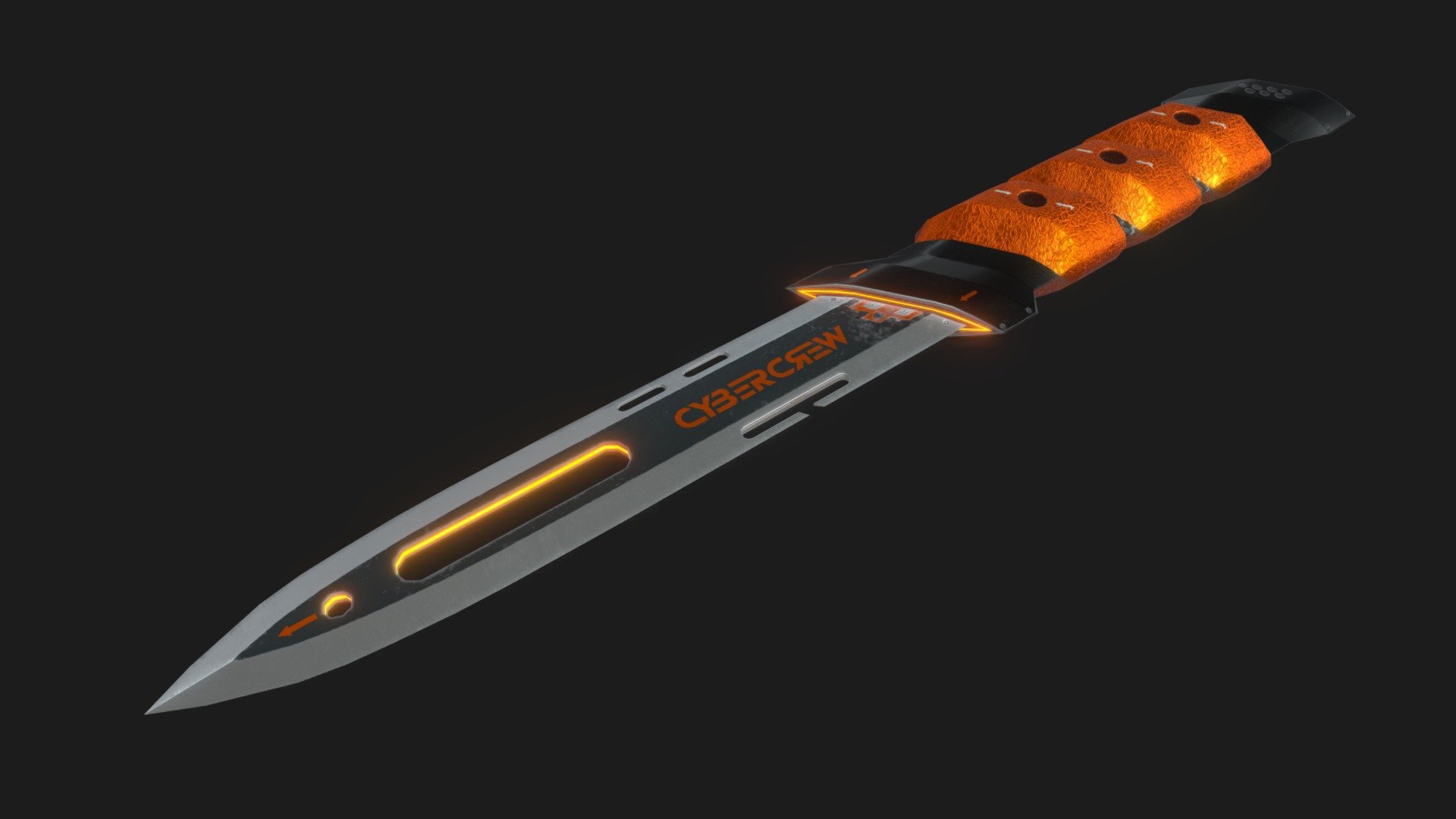 CYBERCREW [C5] KNIFE - 3D model by engwind [636d2a9] - Sketchfab