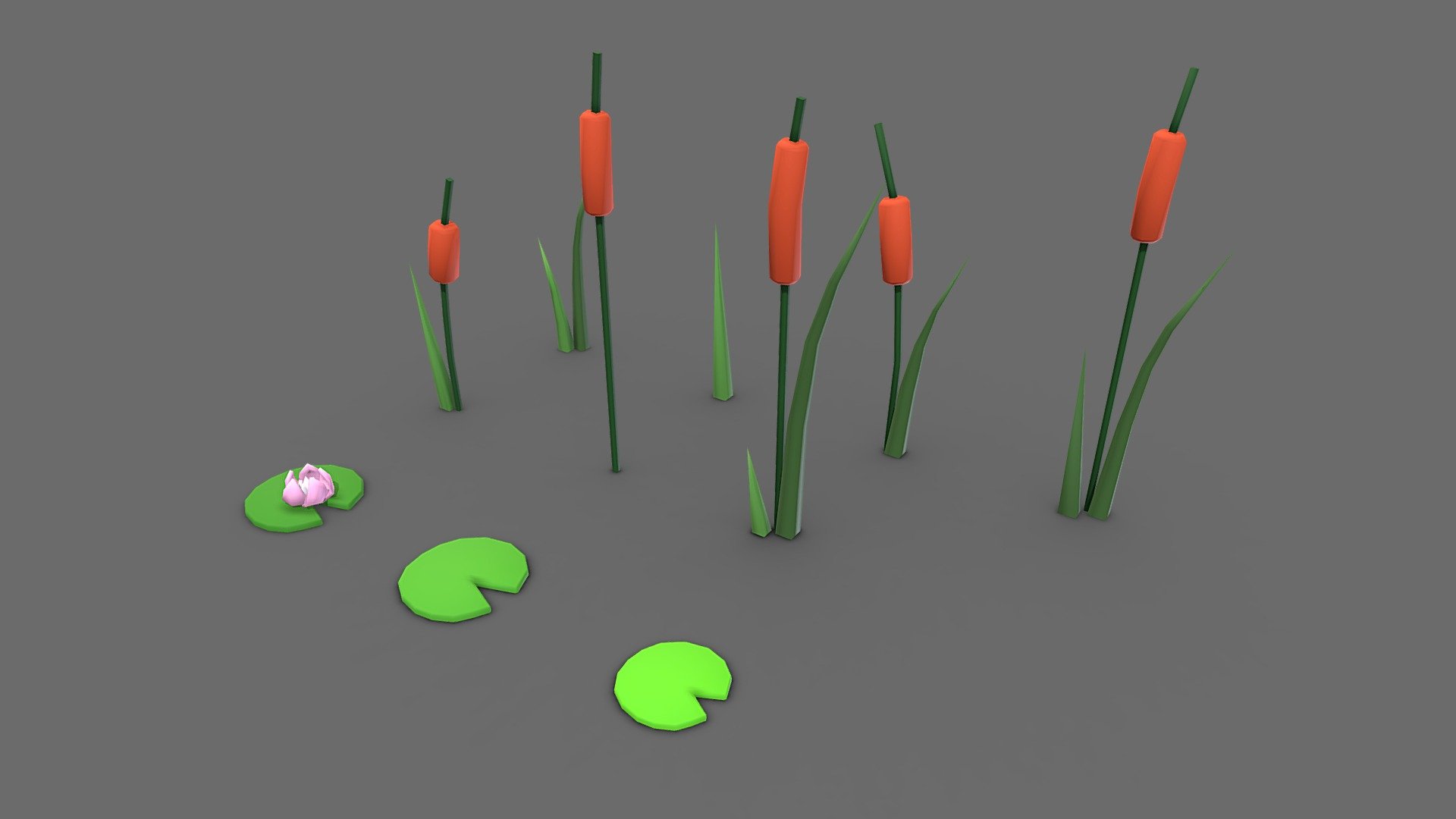 Pond Pack - Download Free 3D model by frankesalgado87 [636ed9f] - Sketchfab