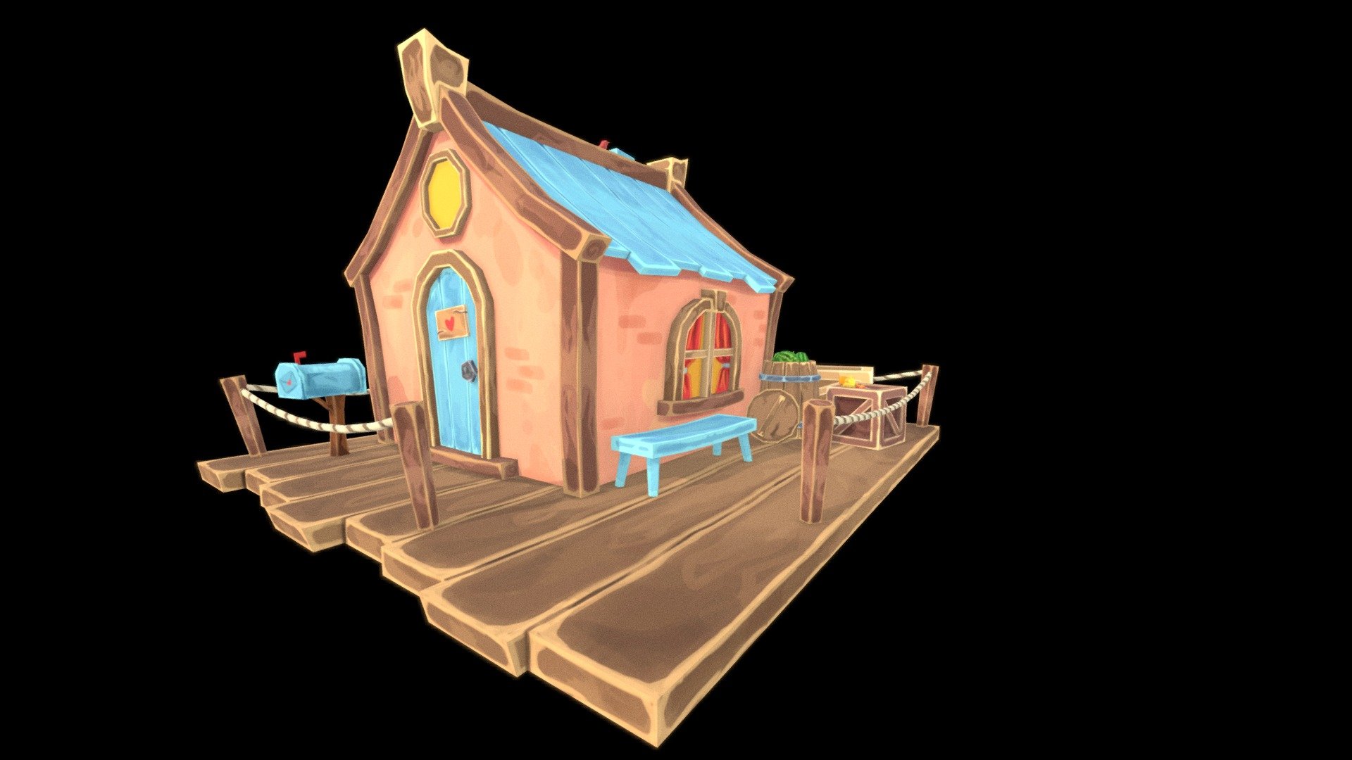 Traders House - 3D model by sonyadarby [6371587] - Sketchfab