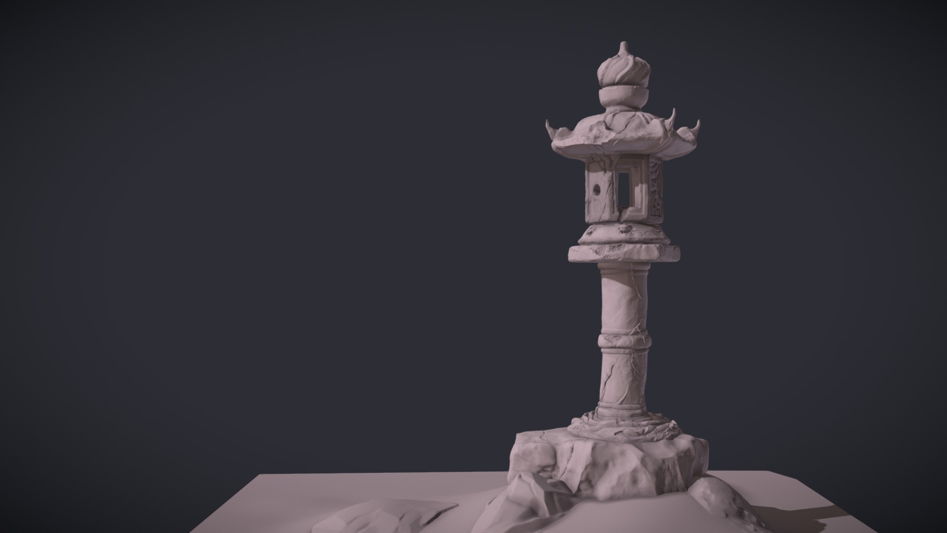 Japanese Lantern Sculpt - 3D model by trherrera [6371965] - Sketchfab