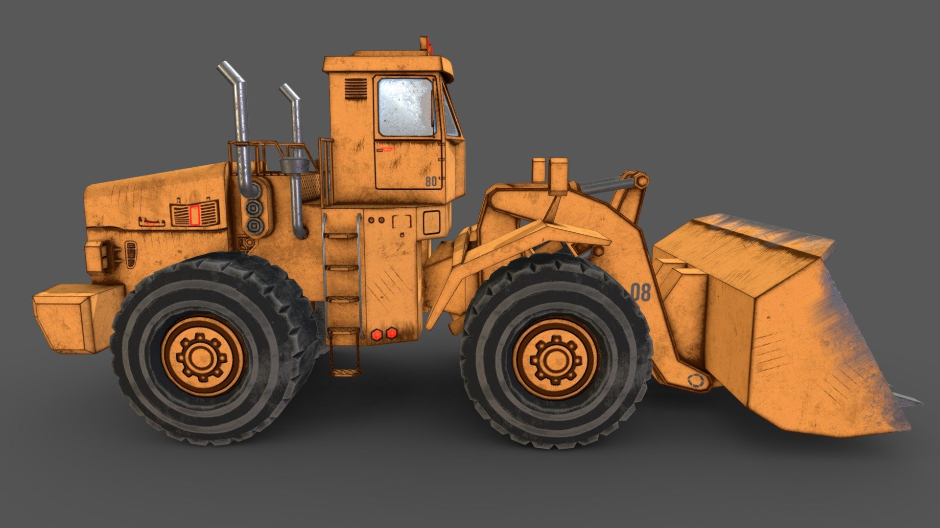 Wheel_Loader_Vehicle - Buy Royalty Free 3D model by cgwings ...