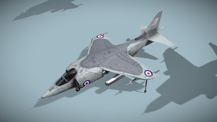 Harrier 3D models - Sketchfab